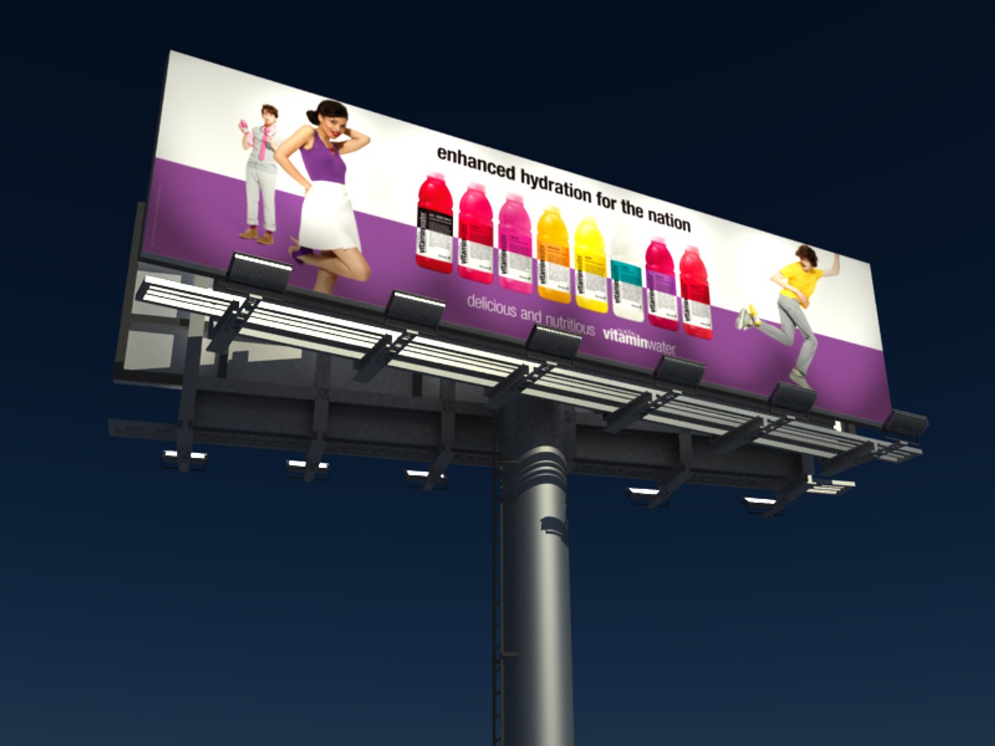 3d 96 sheet 2 billboard model