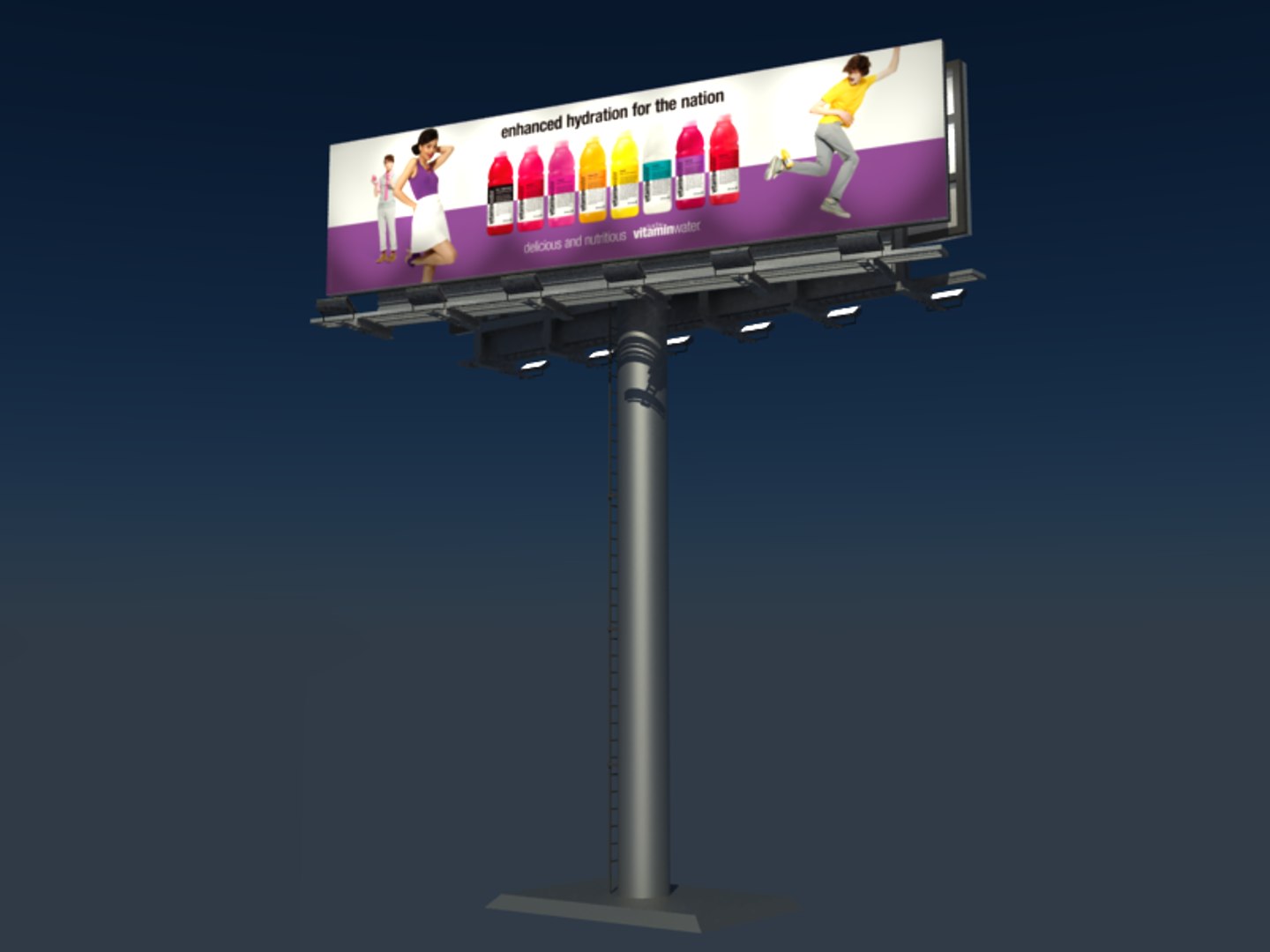 3d 96 sheet 2 billboard model