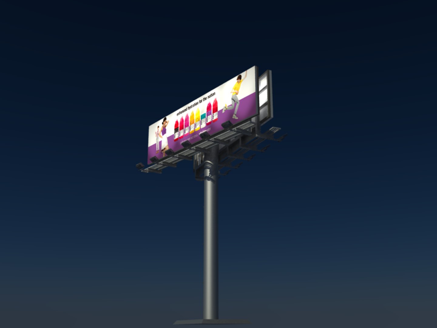 3d 96 sheet 2 billboard model