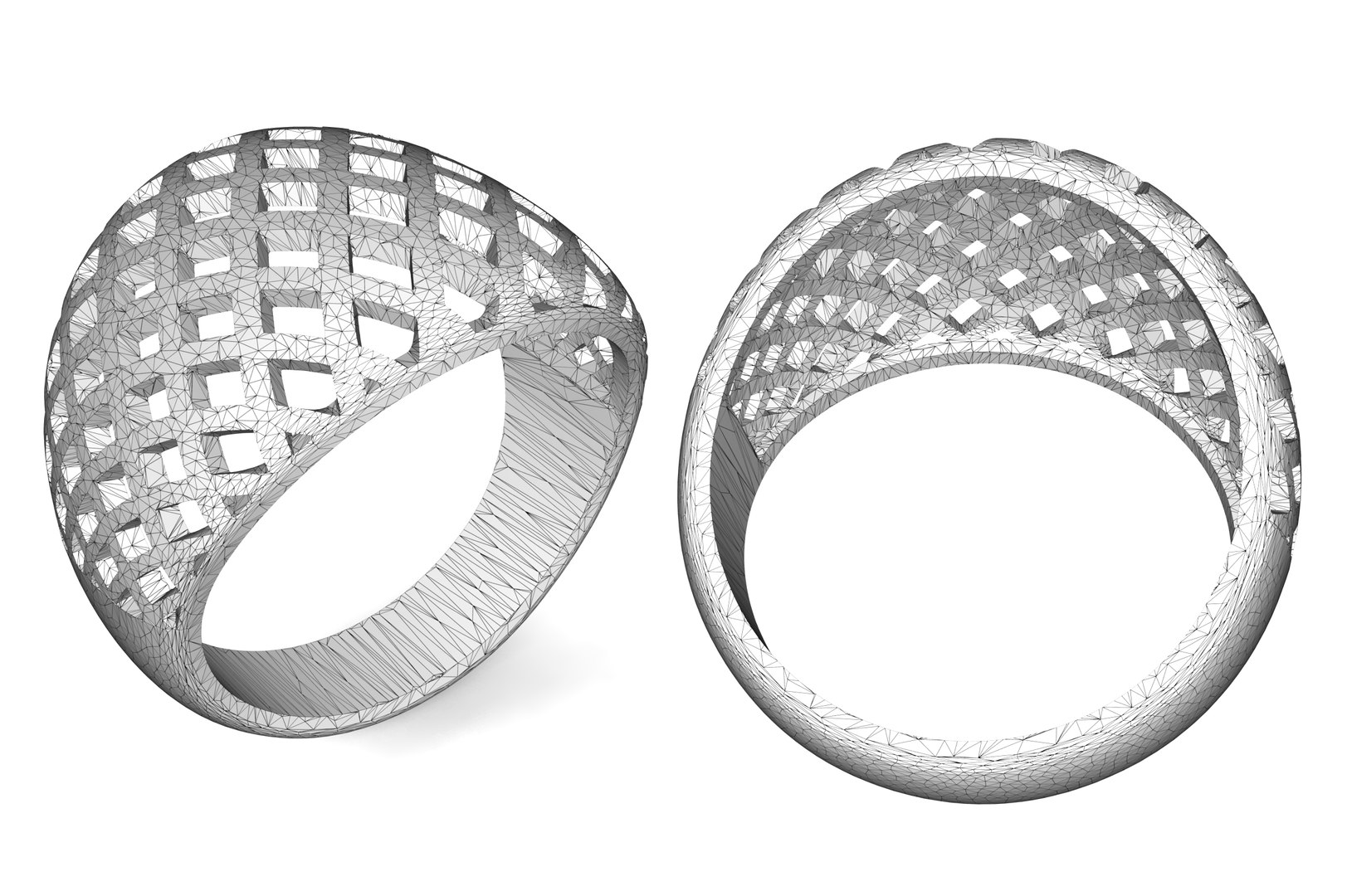 3D ring form grid model - TurboSquid 1298023