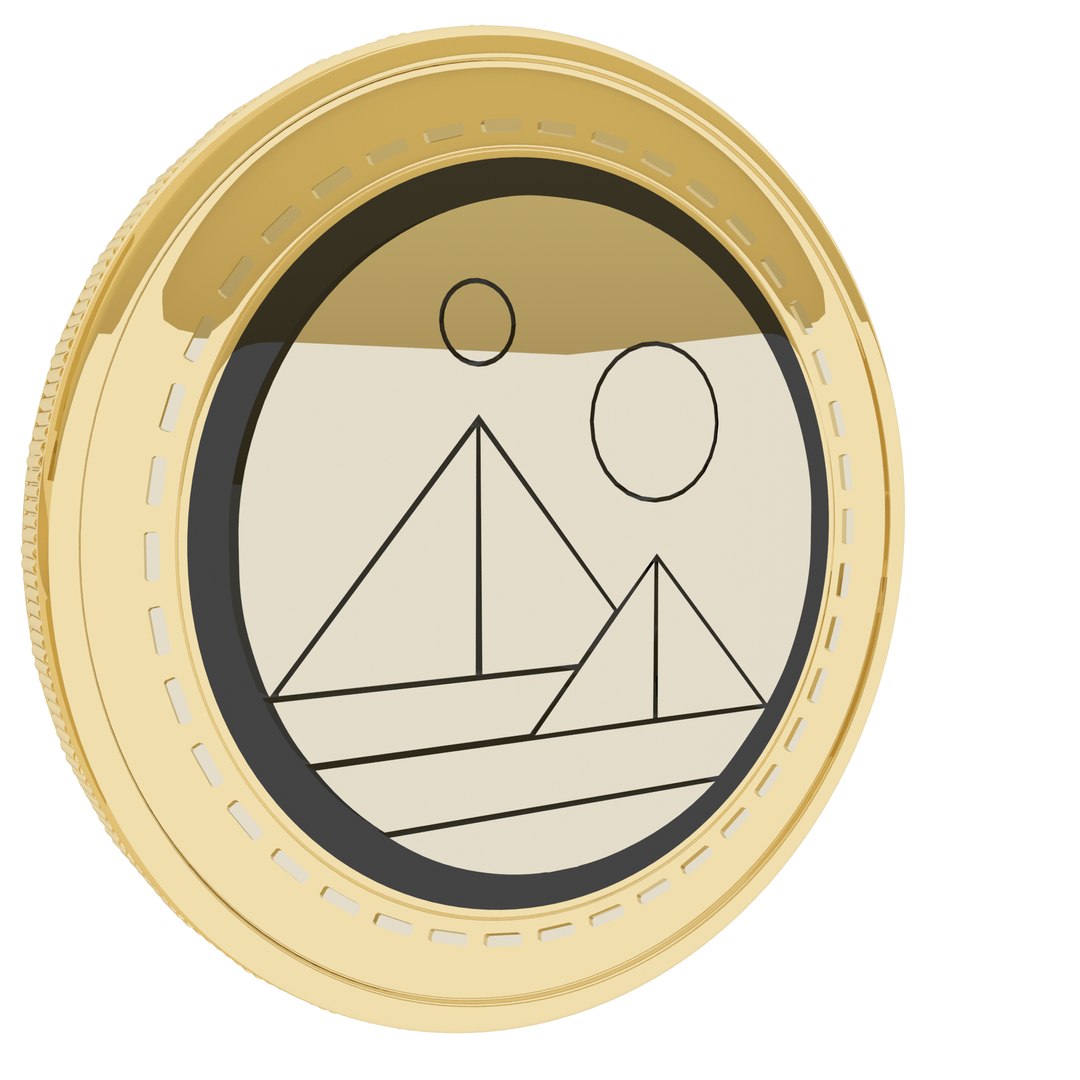 3D Decentraland Cryptocurrency Gold Coin - TurboSquid 1784615