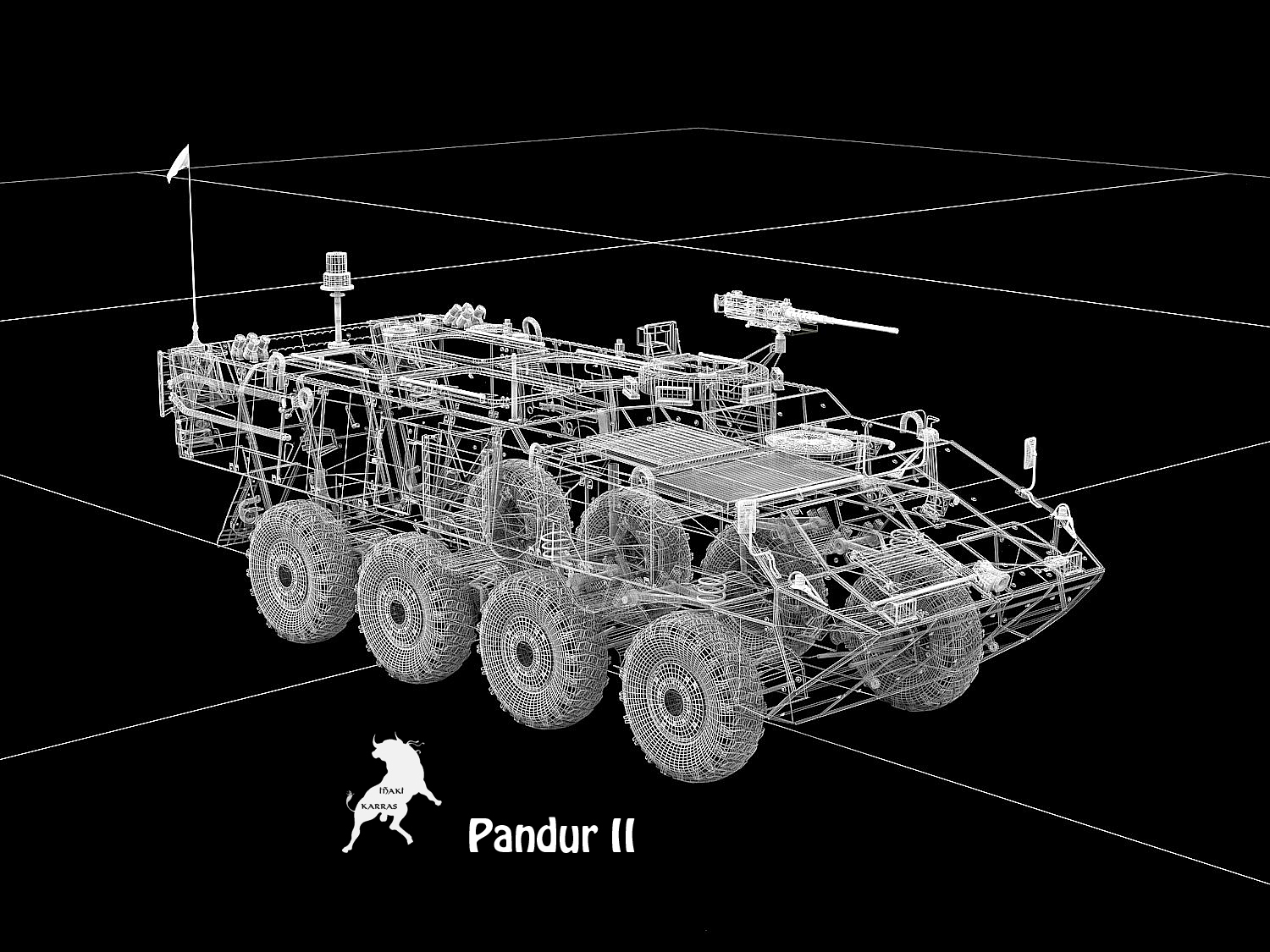 3d model pandur