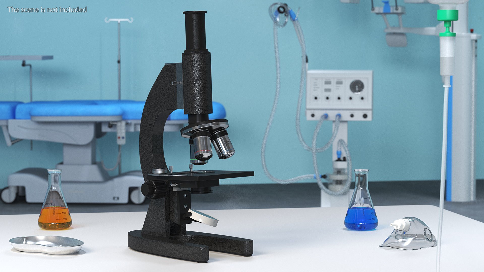 3D Laboratory Medical Teaching Microscope - TurboSquid 2139353