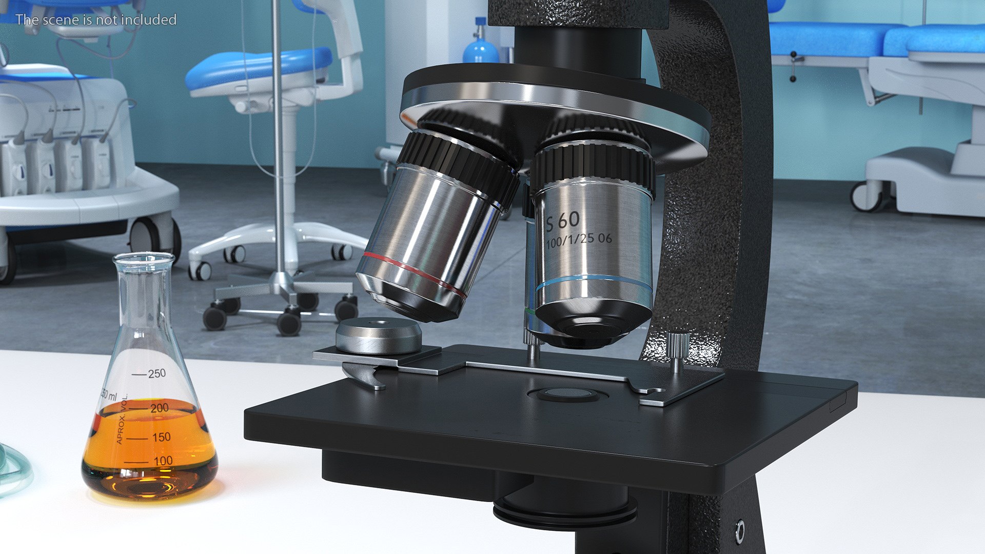 3D Laboratory Medical Teaching Microscope - TurboSquid 2139353