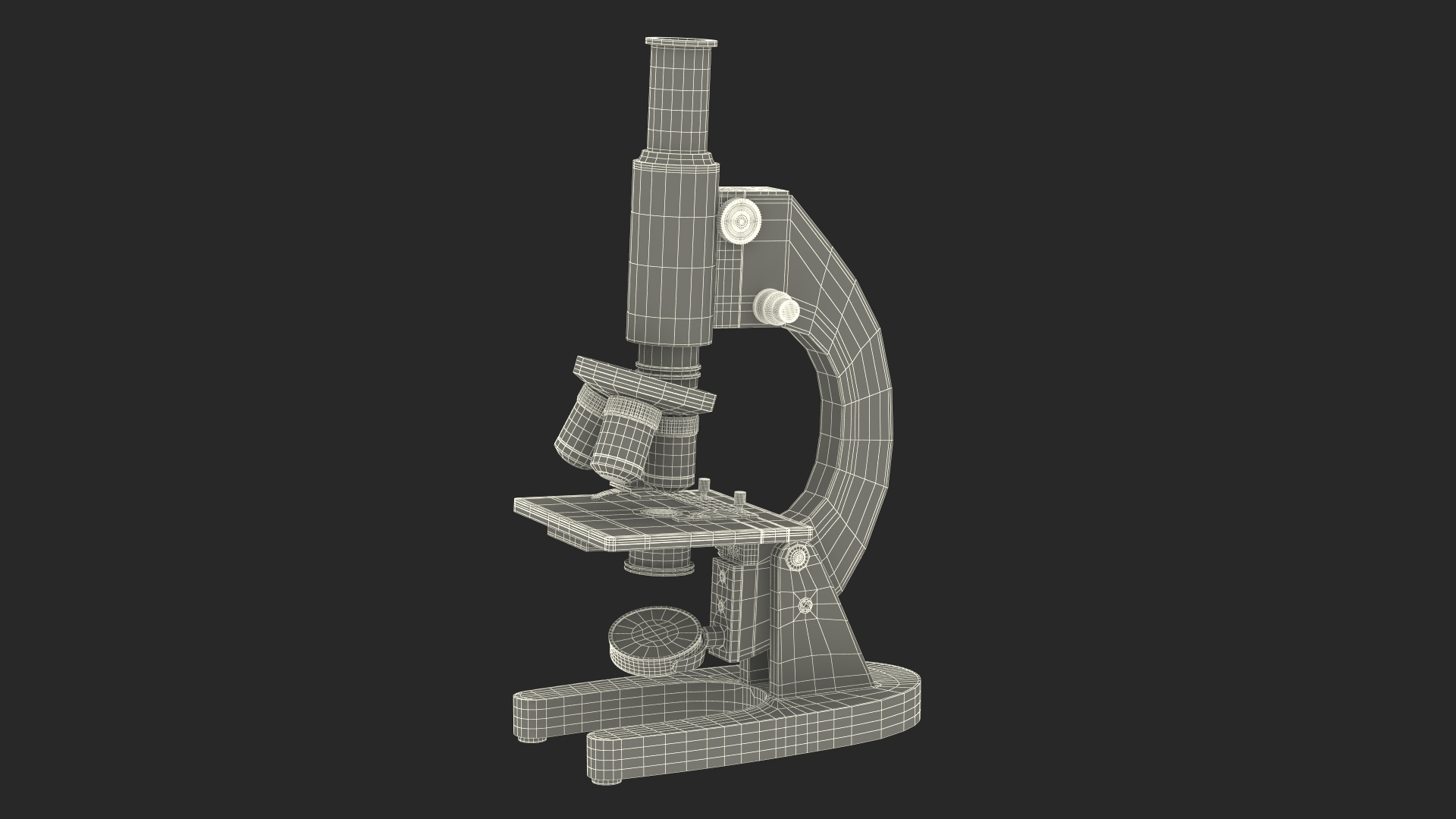 3D Laboratory Medical Teaching Microscope - TurboSquid 2139353