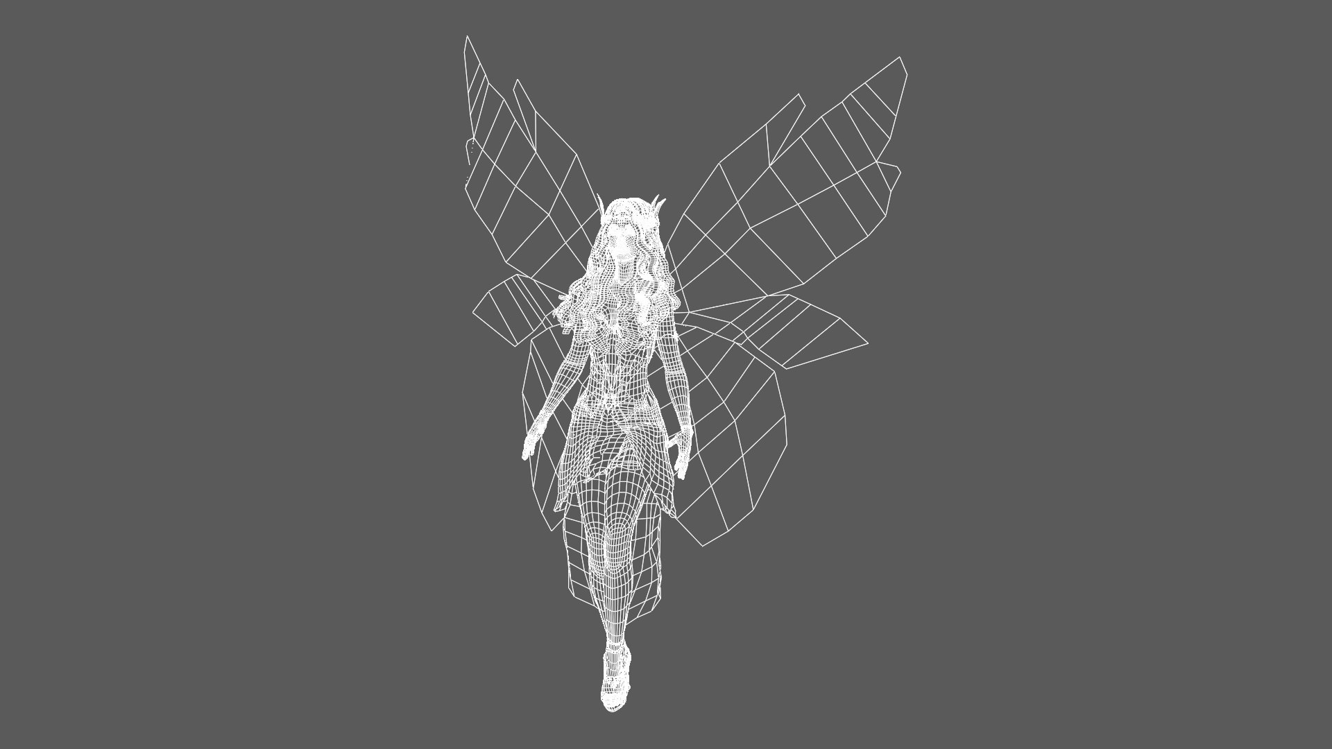 3D Beautiful Flying Fairy Model - TurboSquid 2208965