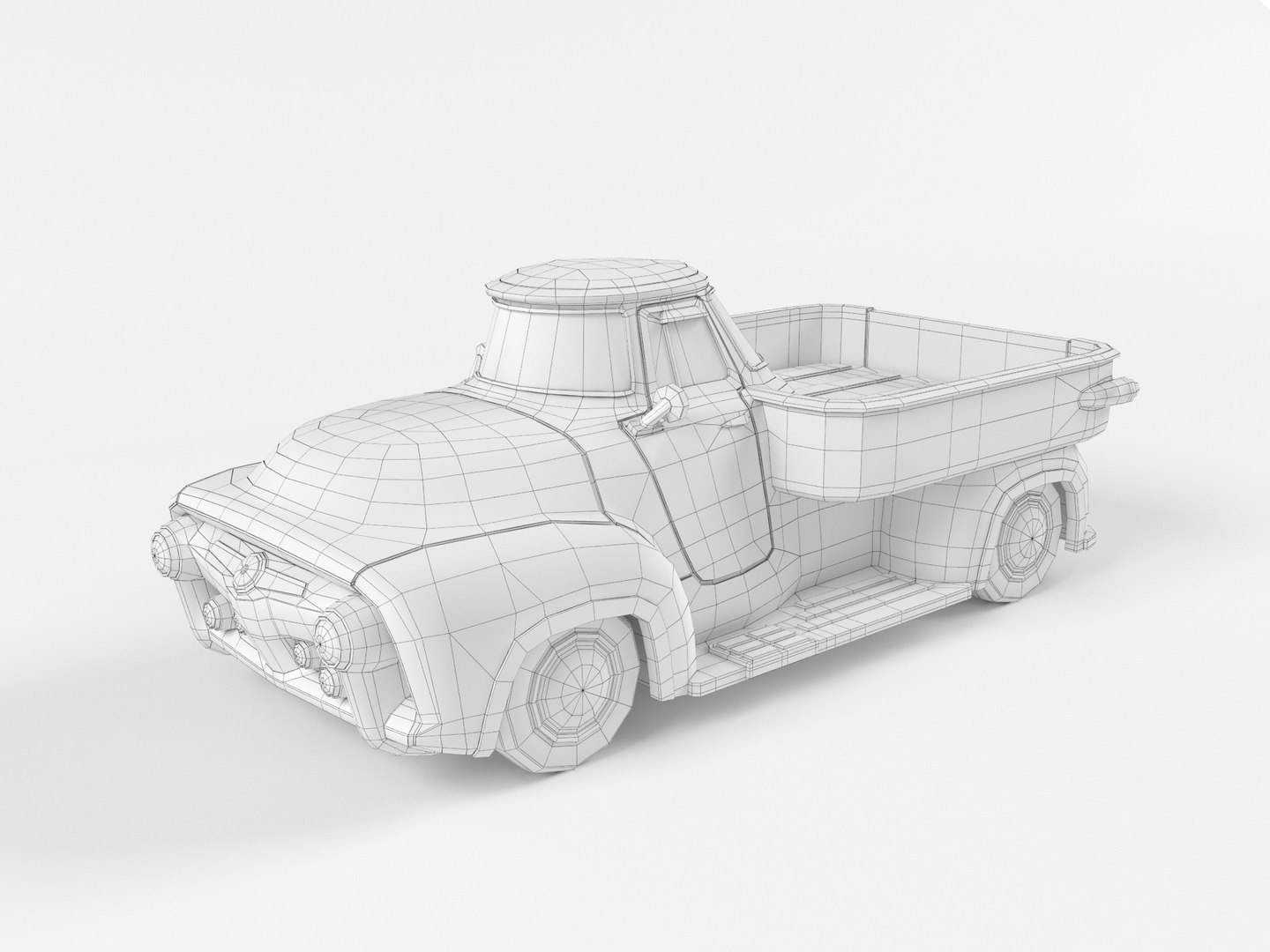 3D Model Truck Fallout 4 - TurboSquid 1695508