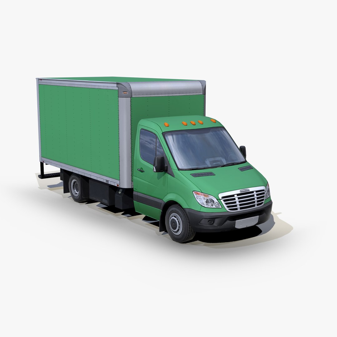 Freightliner Sprinter 3500 Cargo Box s02 2006 3D model - TurboSquid 1854589