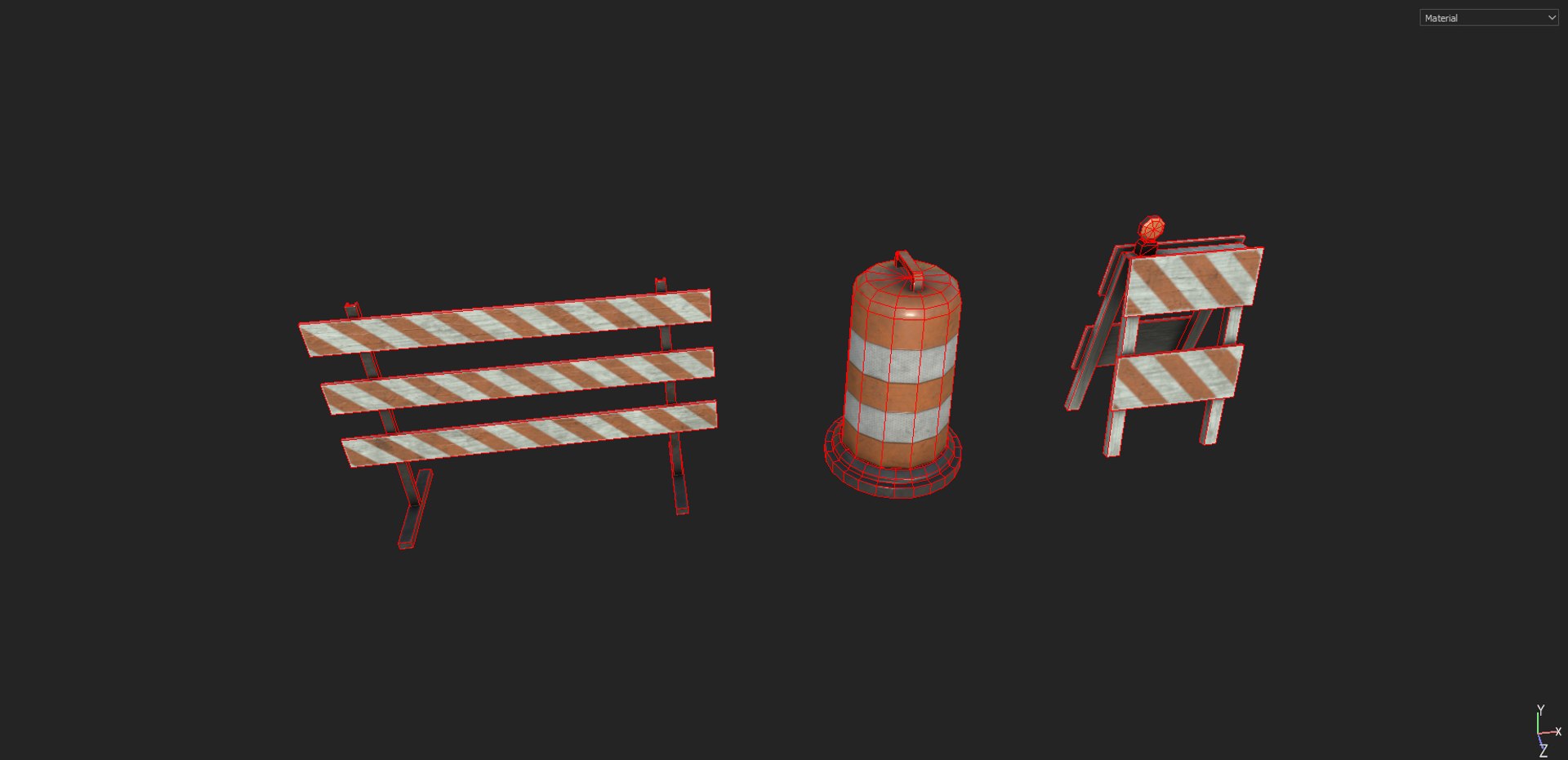 3D model Barriers Pack - TurboSquid 2099717