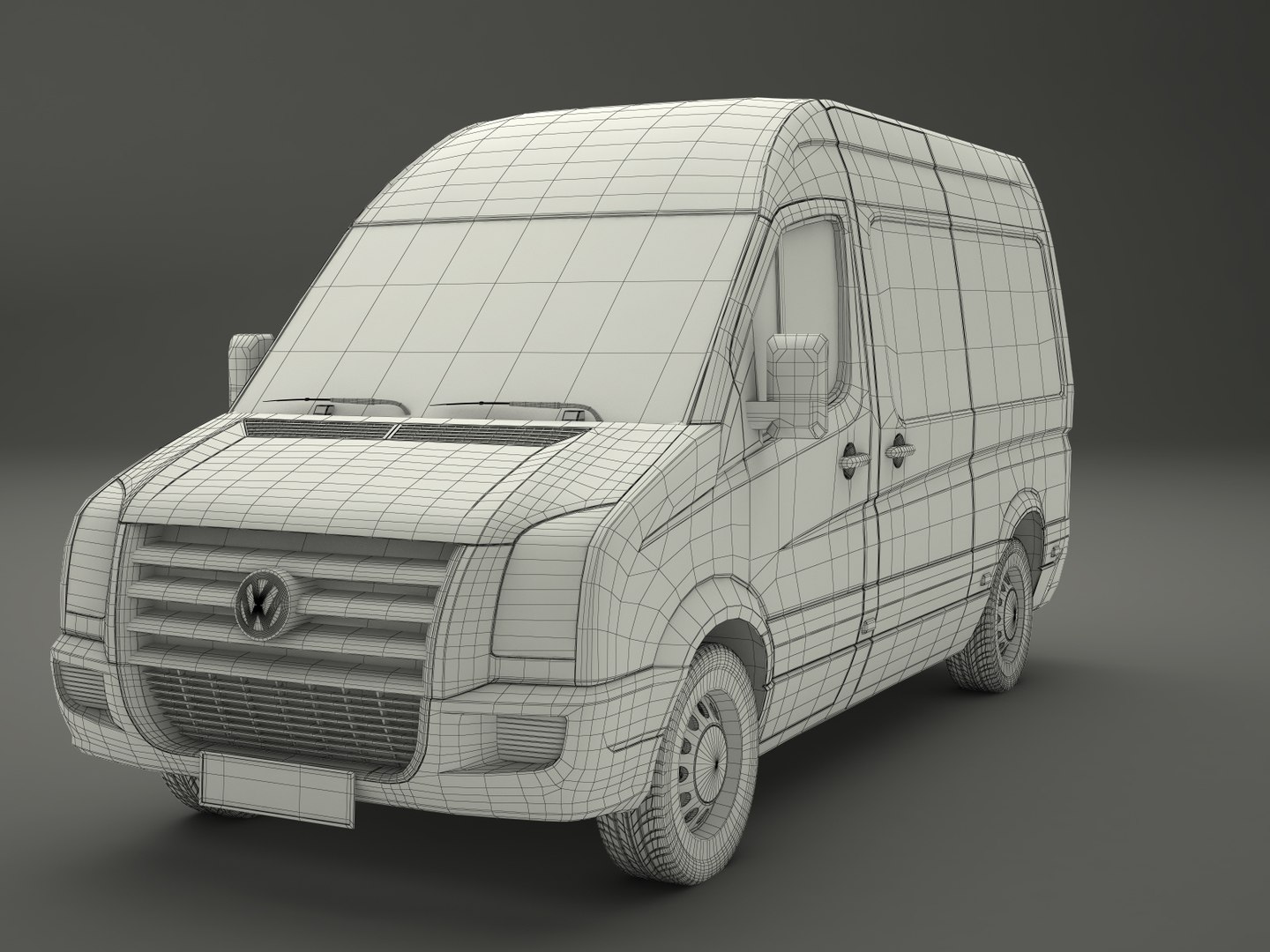 German Van 3d Model