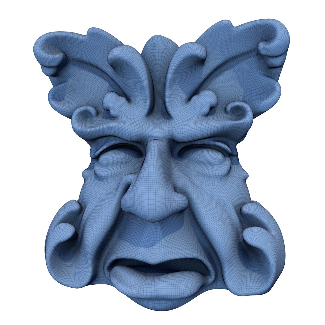 Green Man 2 3D Model - TurboSquid 2417033