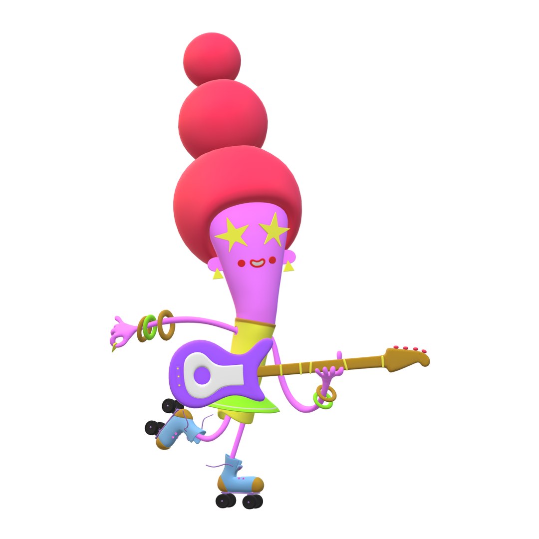 Bass Guitarist Character 3D Model - TurboSquid 2366715