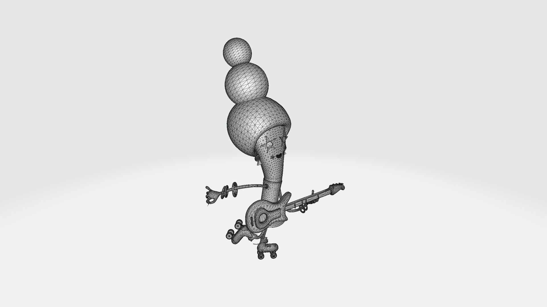 Bass Guitarist Character 3D Model - TurboSquid 2366715