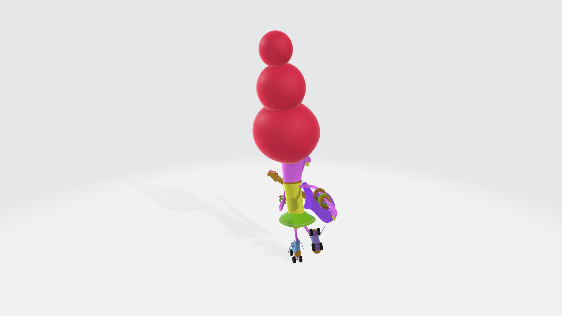 Bass Guitarist Character 3D Model - TurboSquid 2366715