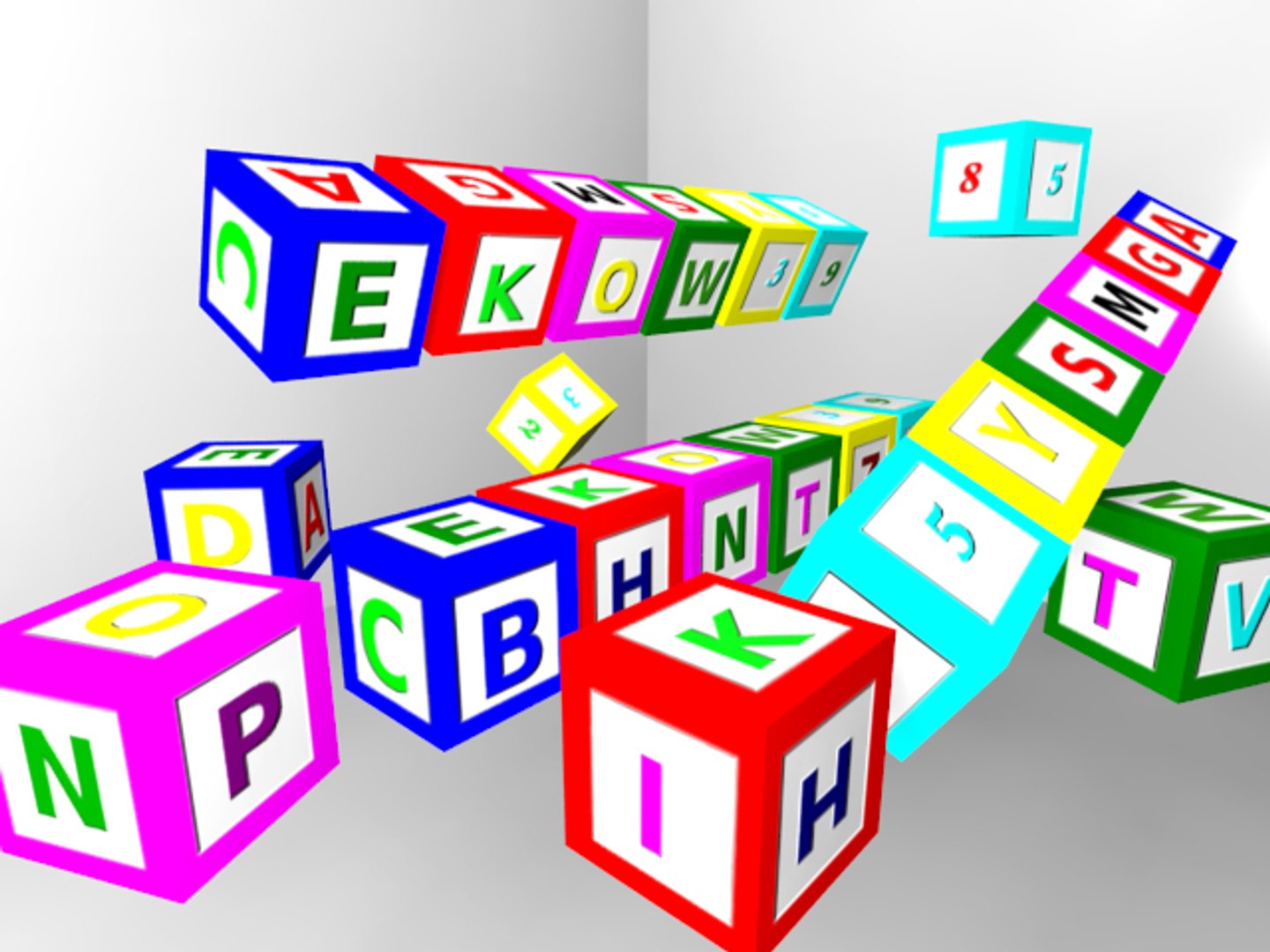 Alphabet Blocks Obj