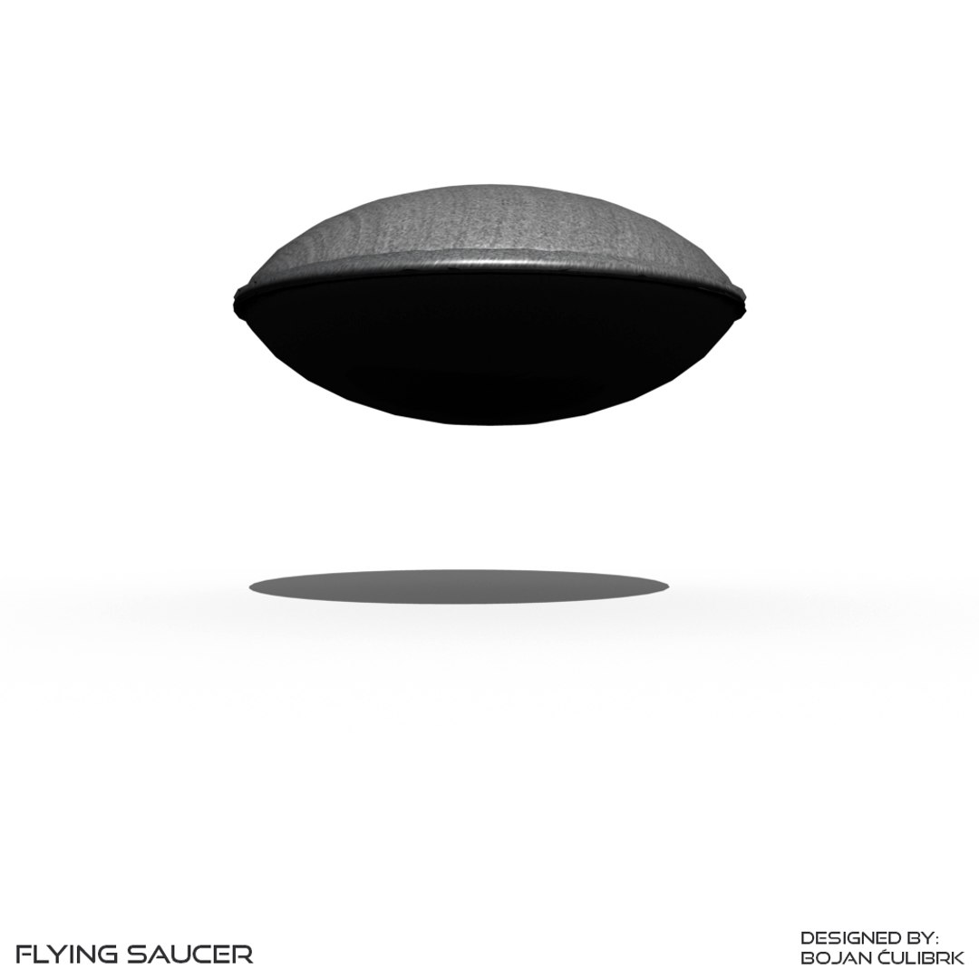 3d Flying Saucer Set