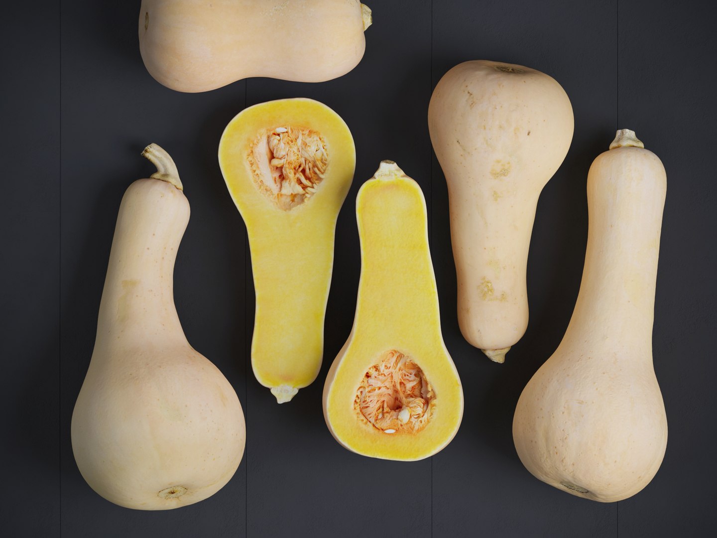 3D Squash Butternut - TurboSquid 2095224