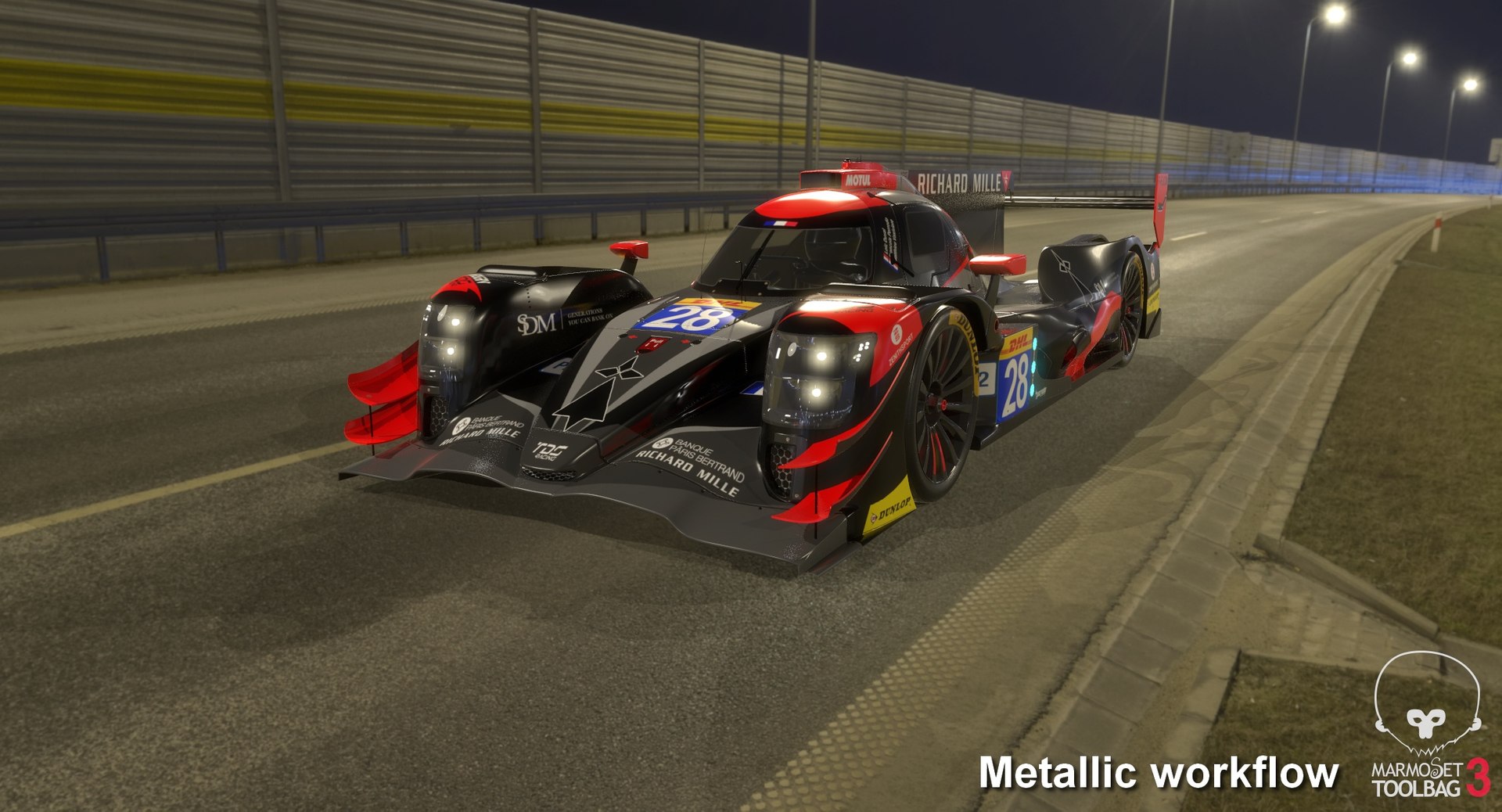 3D tds racing oreca 07 model - TurboSquid 1293057