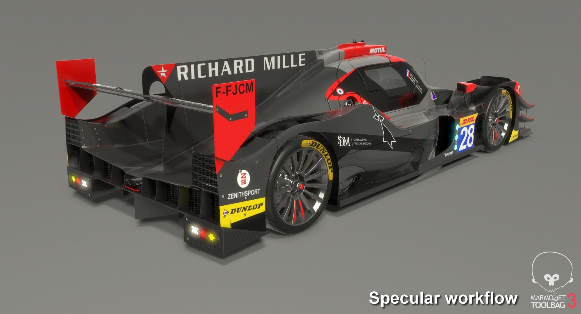 3D tds racing oreca 07 model - TurboSquid 1293057