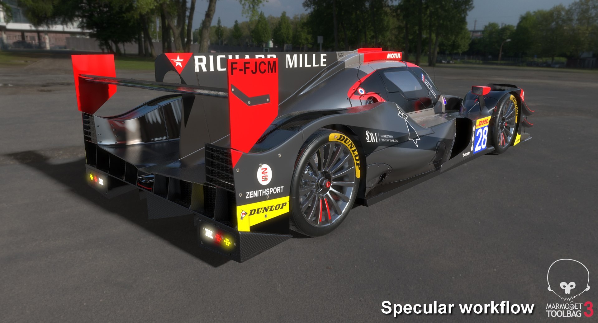 3D tds racing oreca 07 model - TurboSquid 1293057