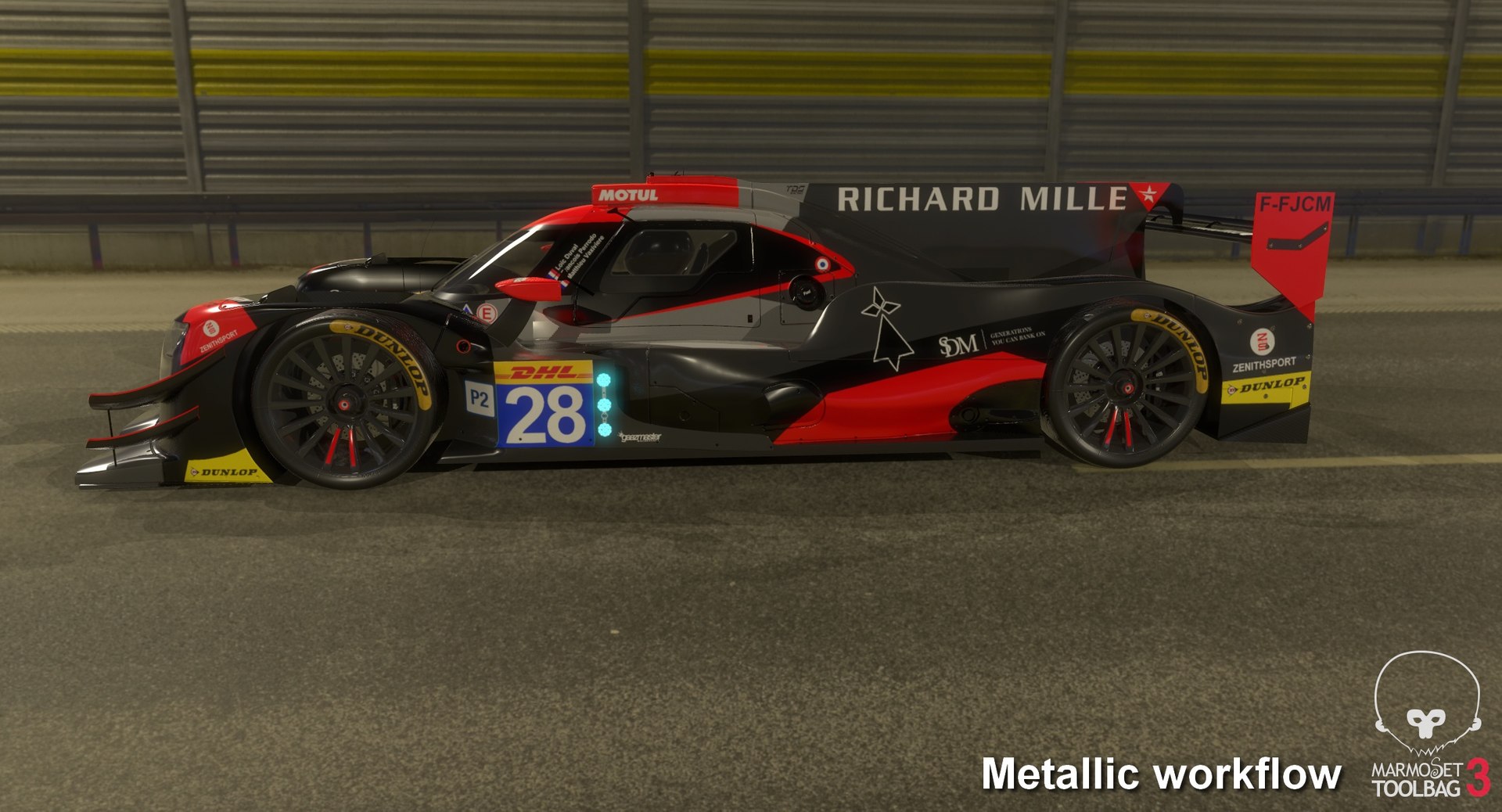 3D tds racing oreca 07 model - TurboSquid 1293057