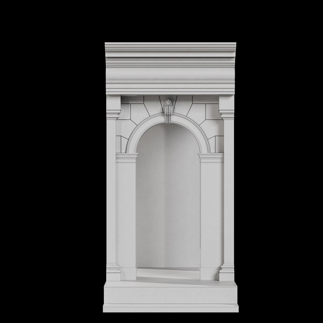 Classic Architecture Concrete Arch 3D Model - TurboSquid 2135486