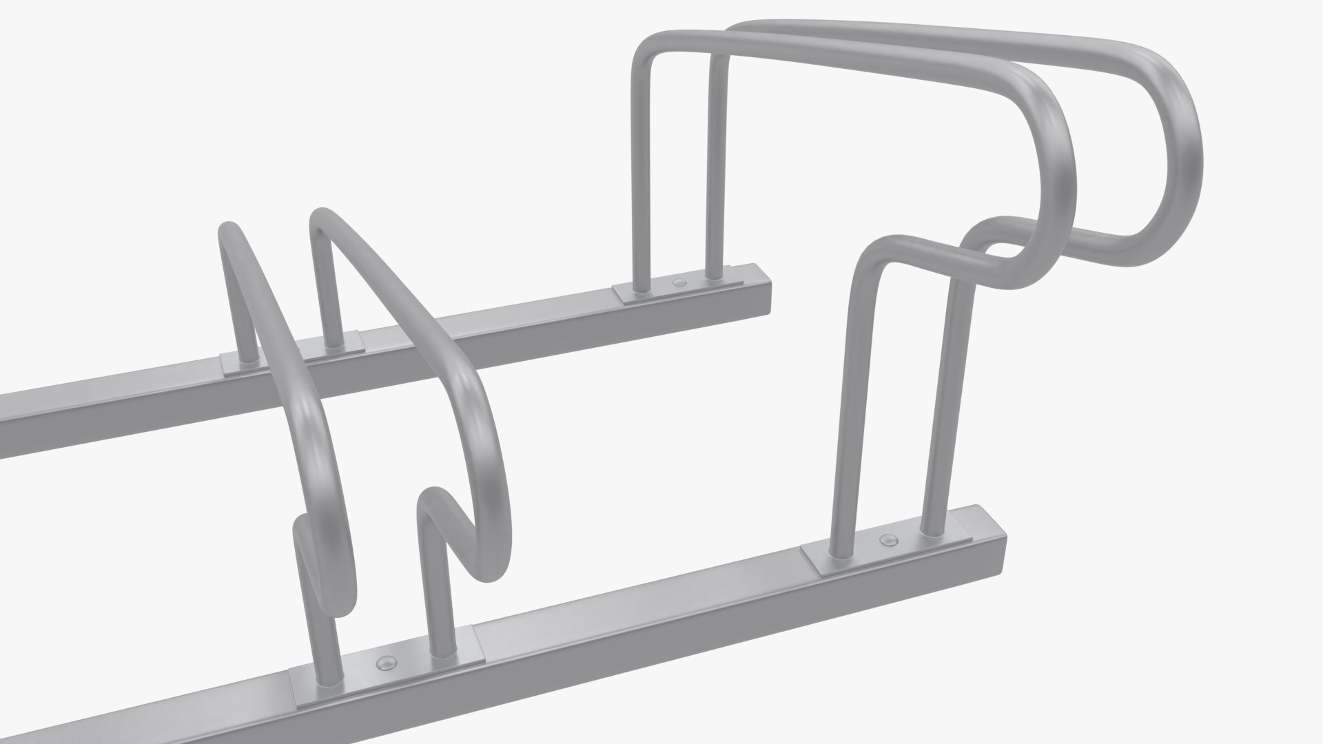3D Bike Rack Street Station - TurboSquid 1722047