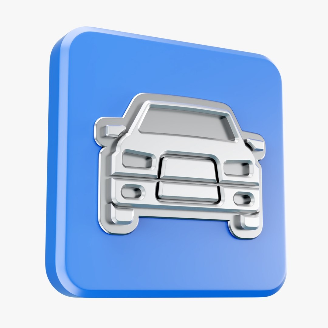 3D Icon of a Car model - TurboSquid 1797176