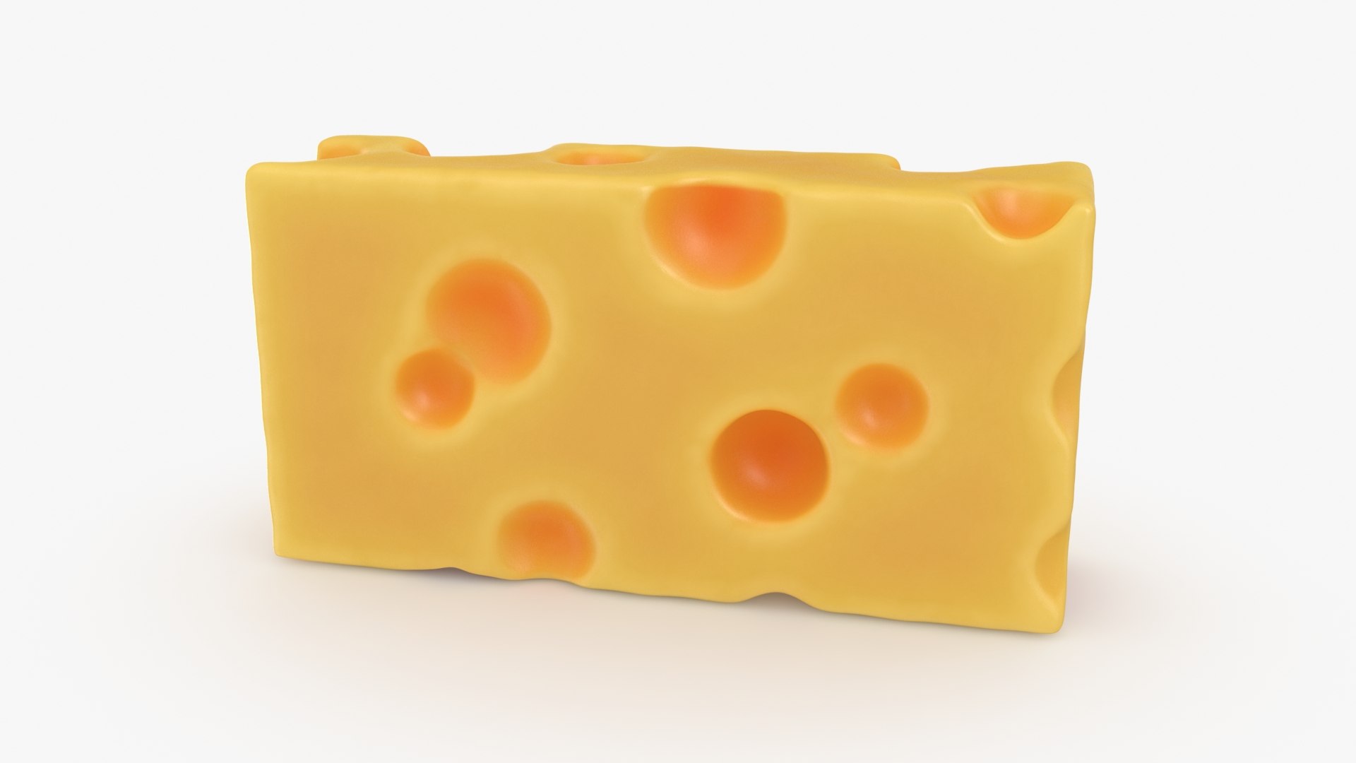 3D Model Stylized Cheese Cube 2 - TurboSquid 2339267