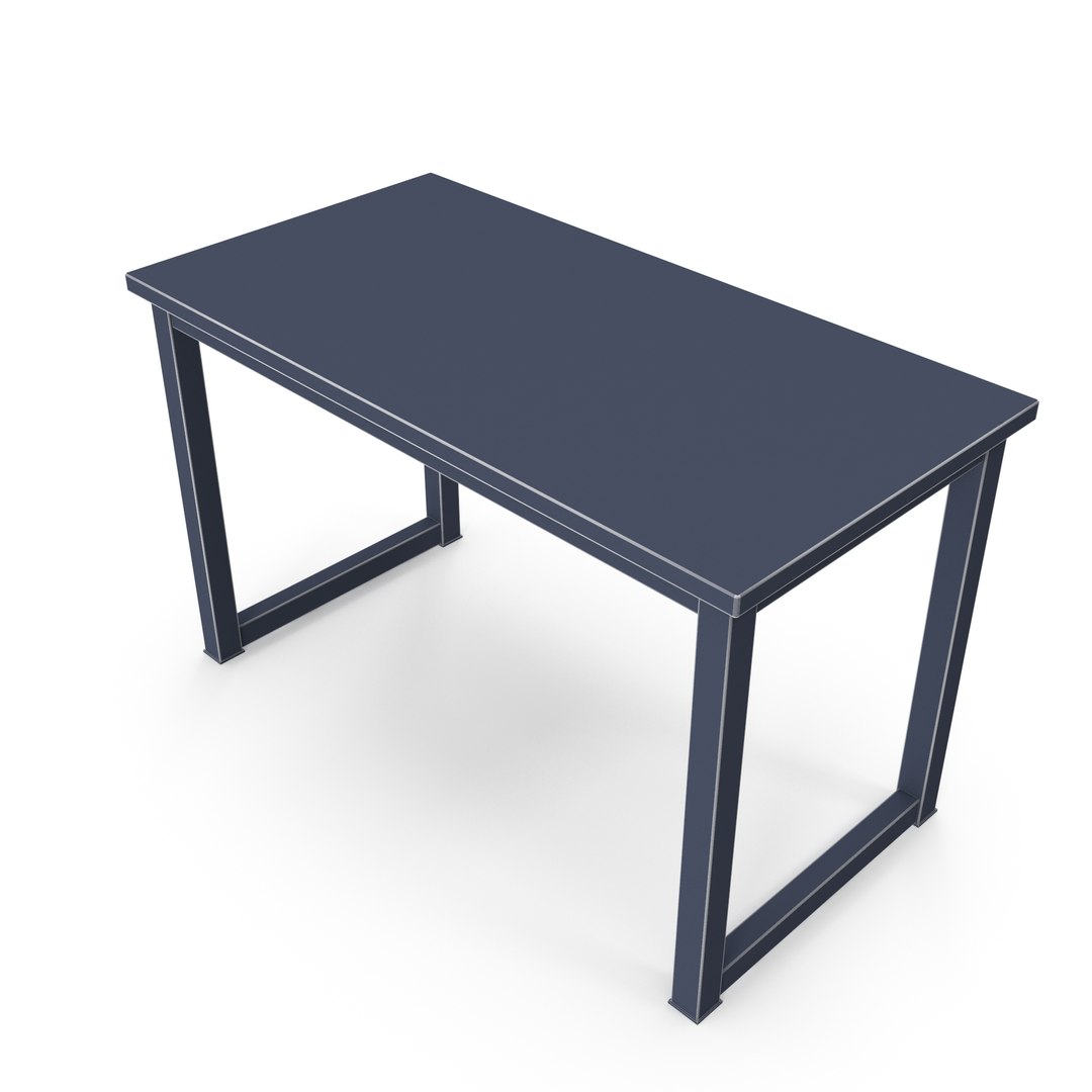 Modern Office Workstation Table 3D Model - TurboSquid 2166215