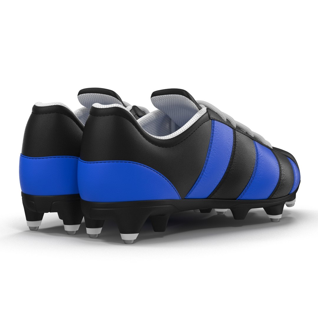 3d Football Boots 2 Blue