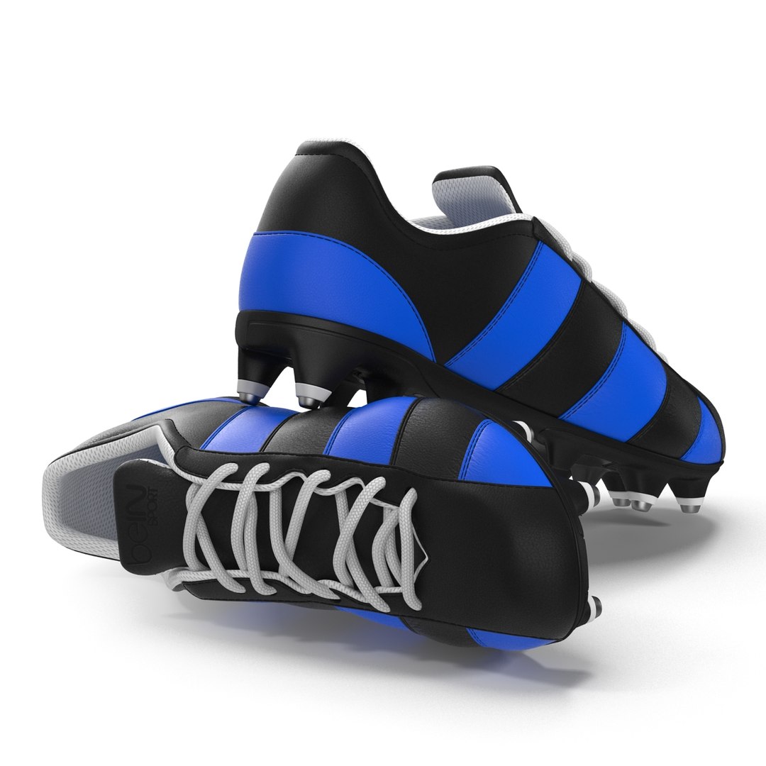 3d Football Boots 2 Blue