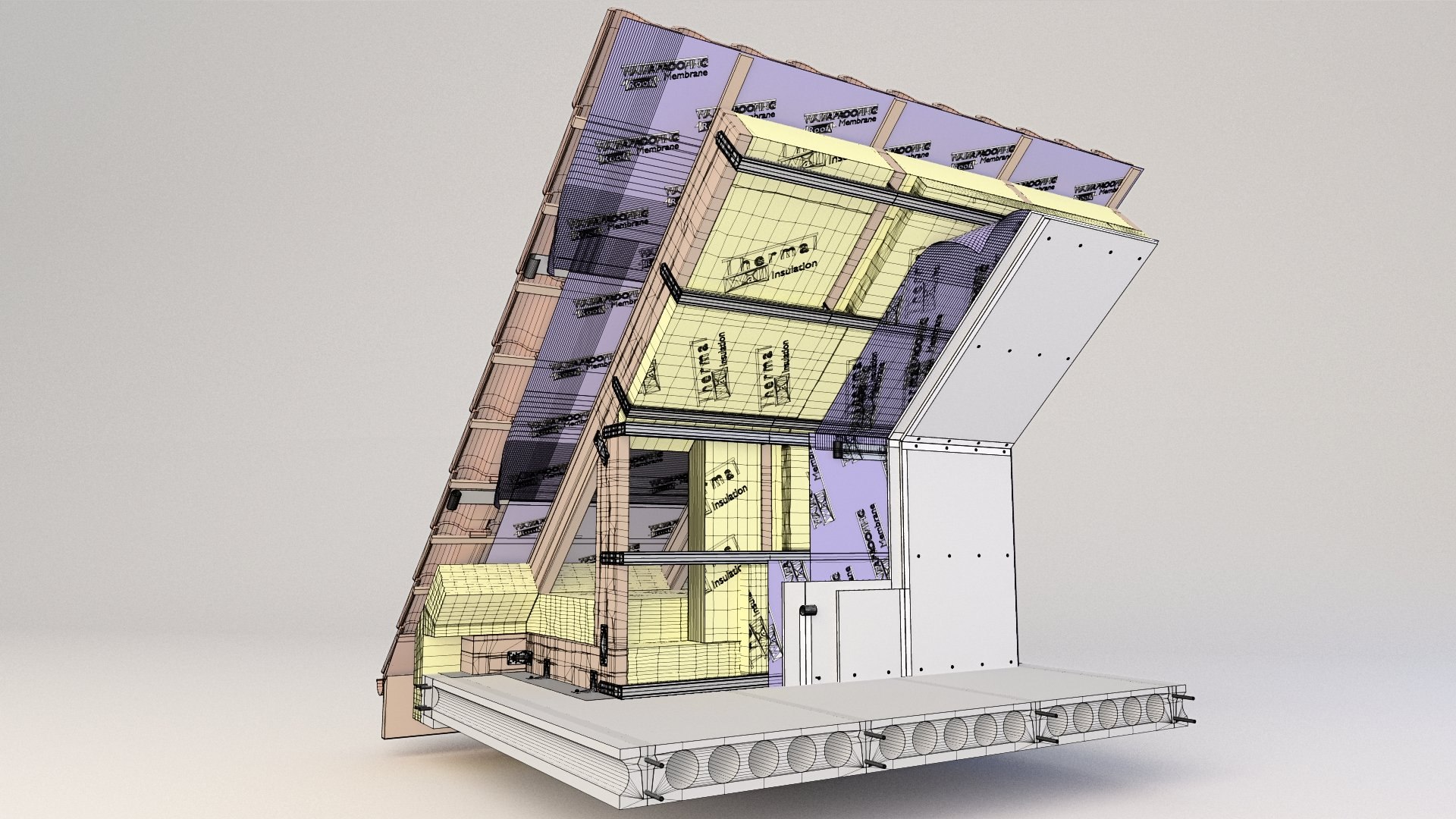Thermal Insulation 3D Model - TurboSquid 1529201