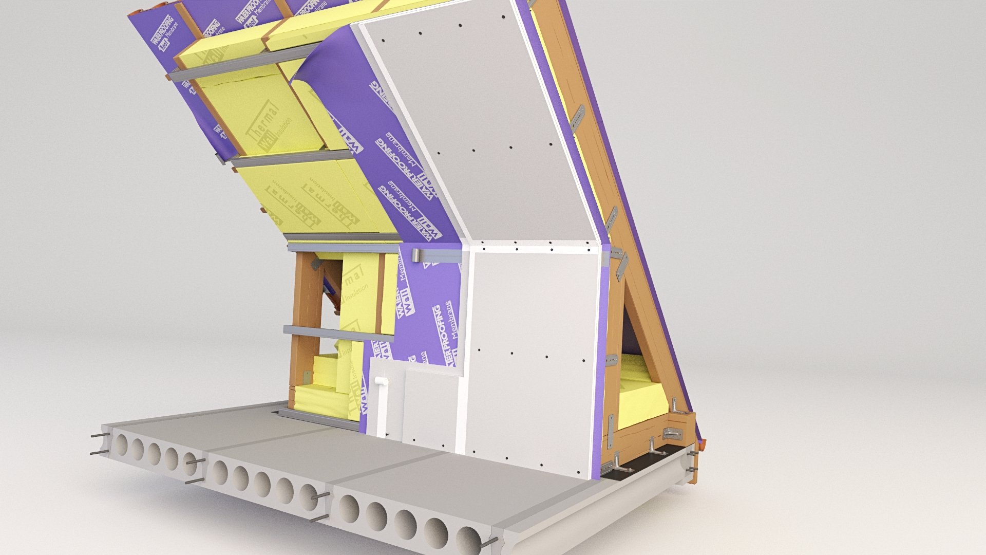 Thermal Insulation 3D Model - TurboSquid 1529201
