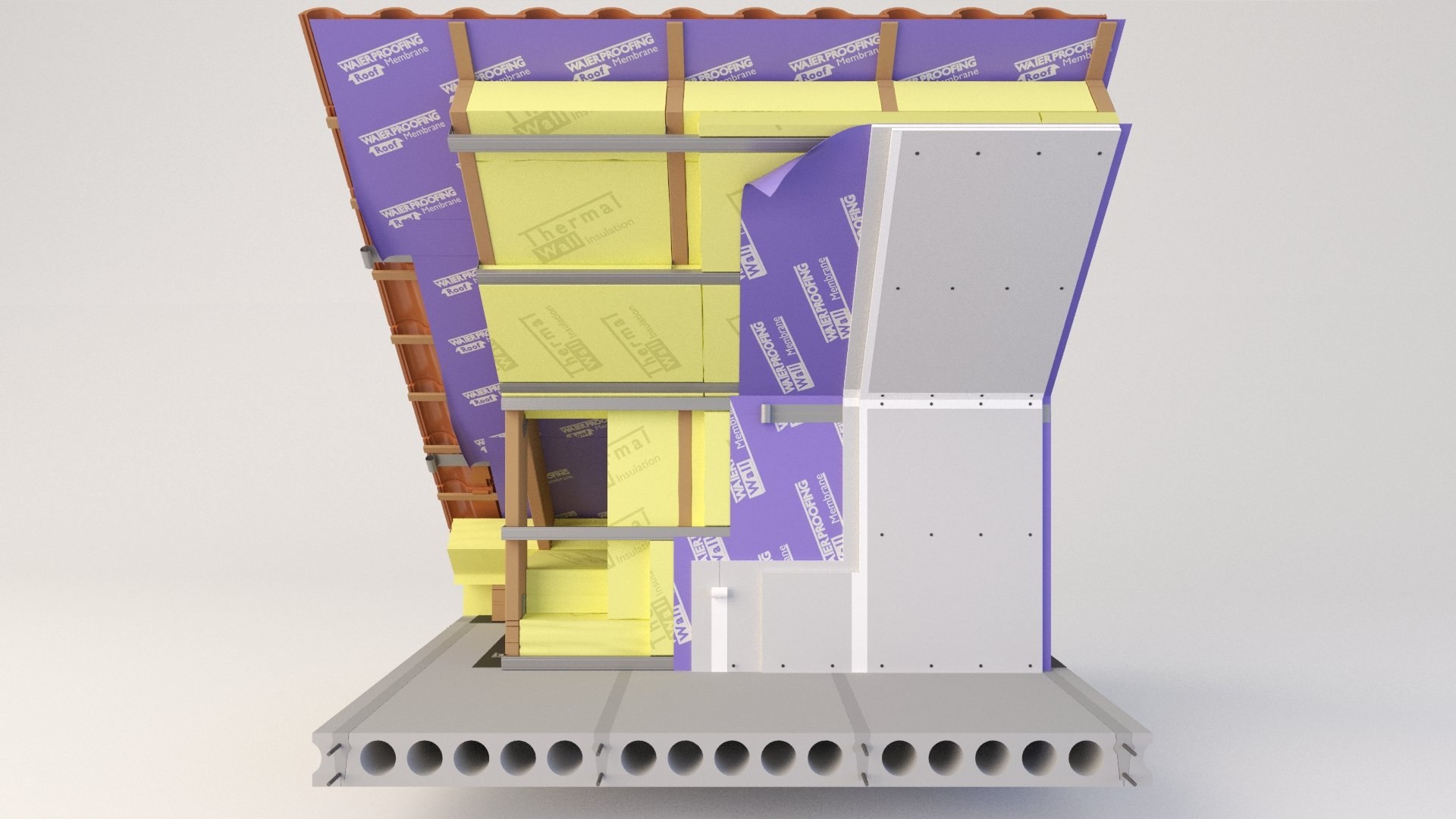 Thermal Insulation 3D Model - TurboSquid 1529201