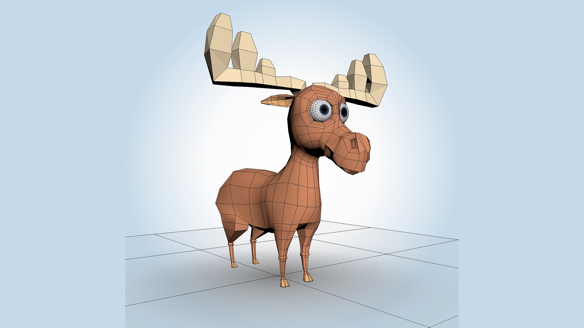 Male Moose 3D model - TurboSquid 2164840