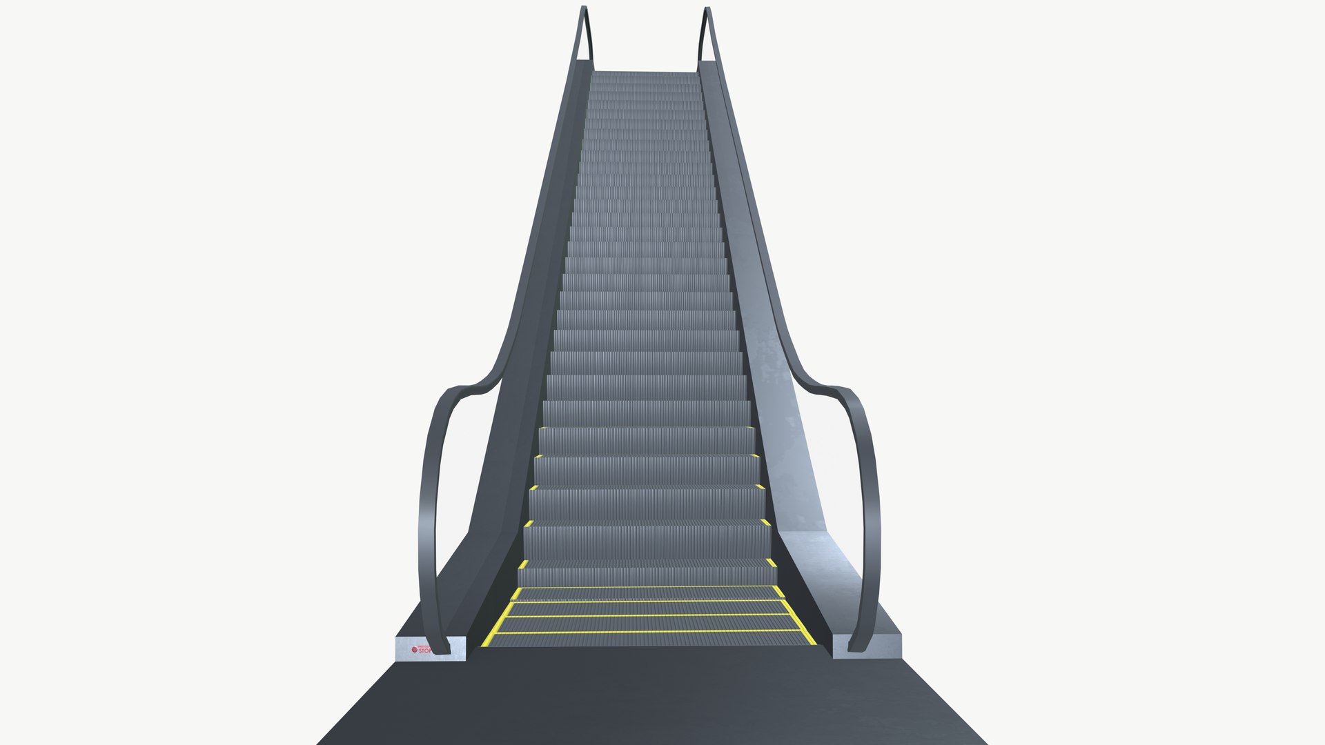 Escalator With Animation 3D Model - TurboSquid 2339309