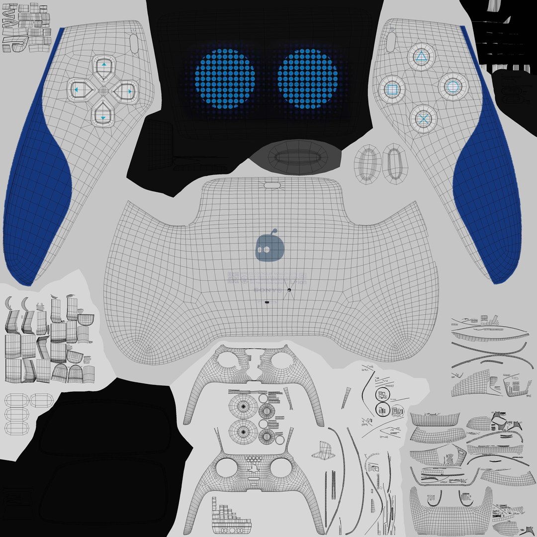 3D Detailed Astrobot Dualsense Controller Model - TurboSquid 2326679