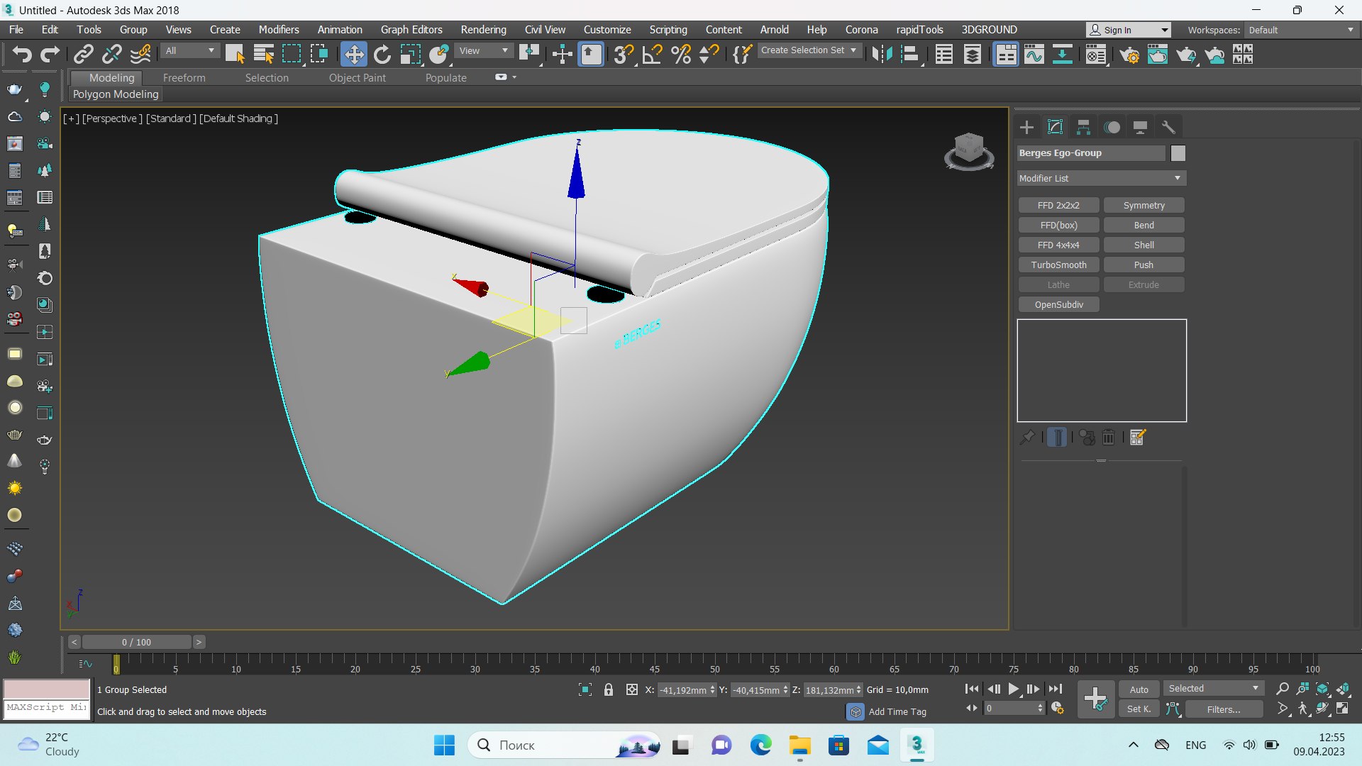 Berges Ego 3D Model - TurboSquid 2053895