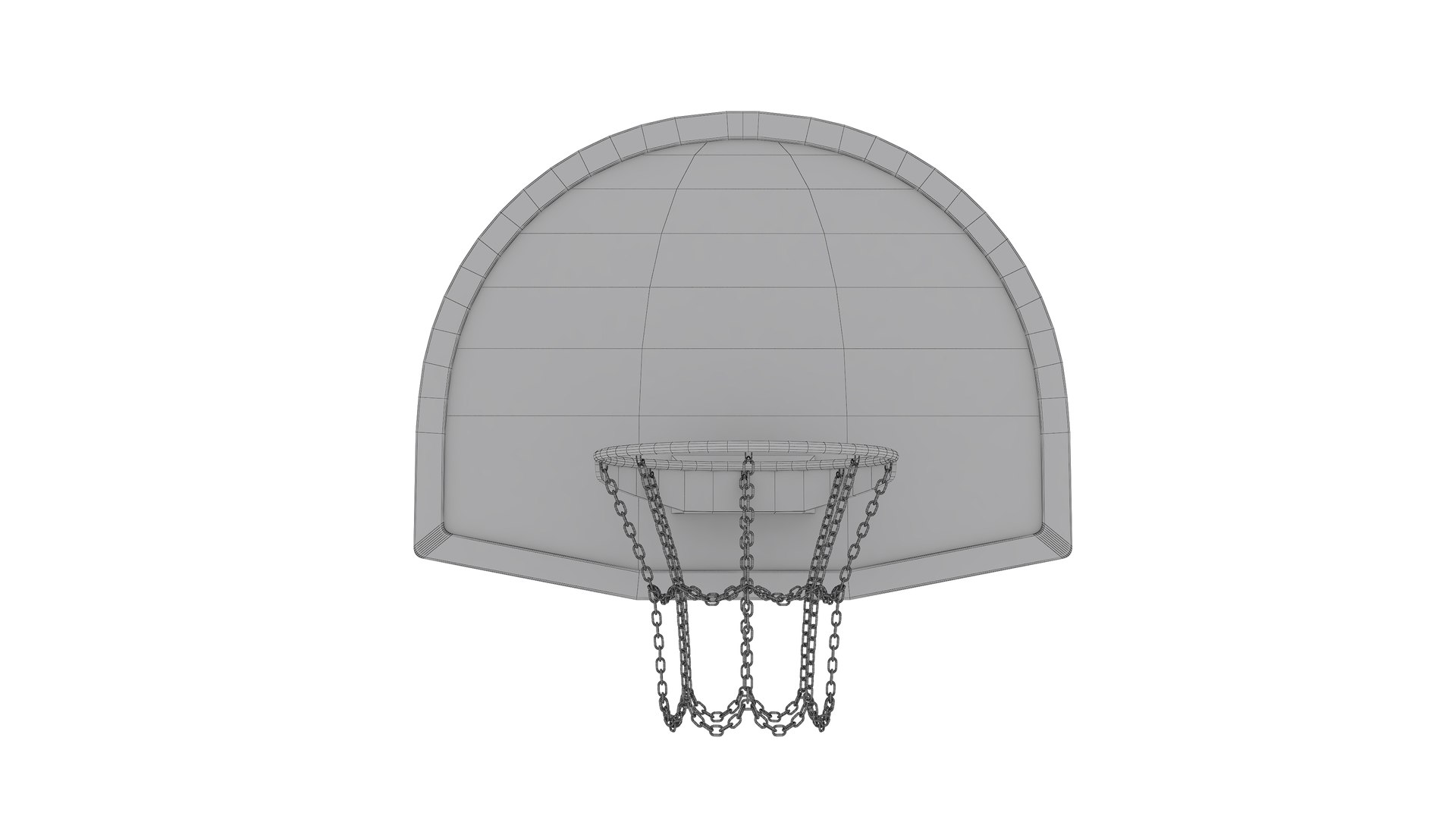 Wall Basketball Hoop 3D Model - TurboSquid 2268327