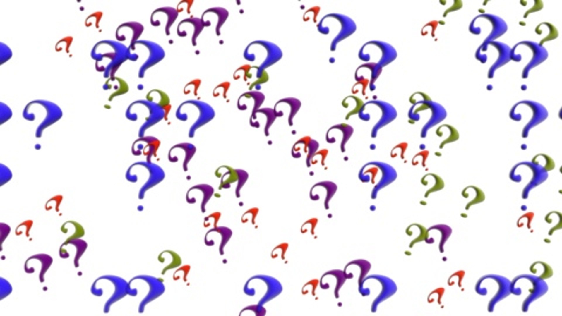 Question Marks 3d Max