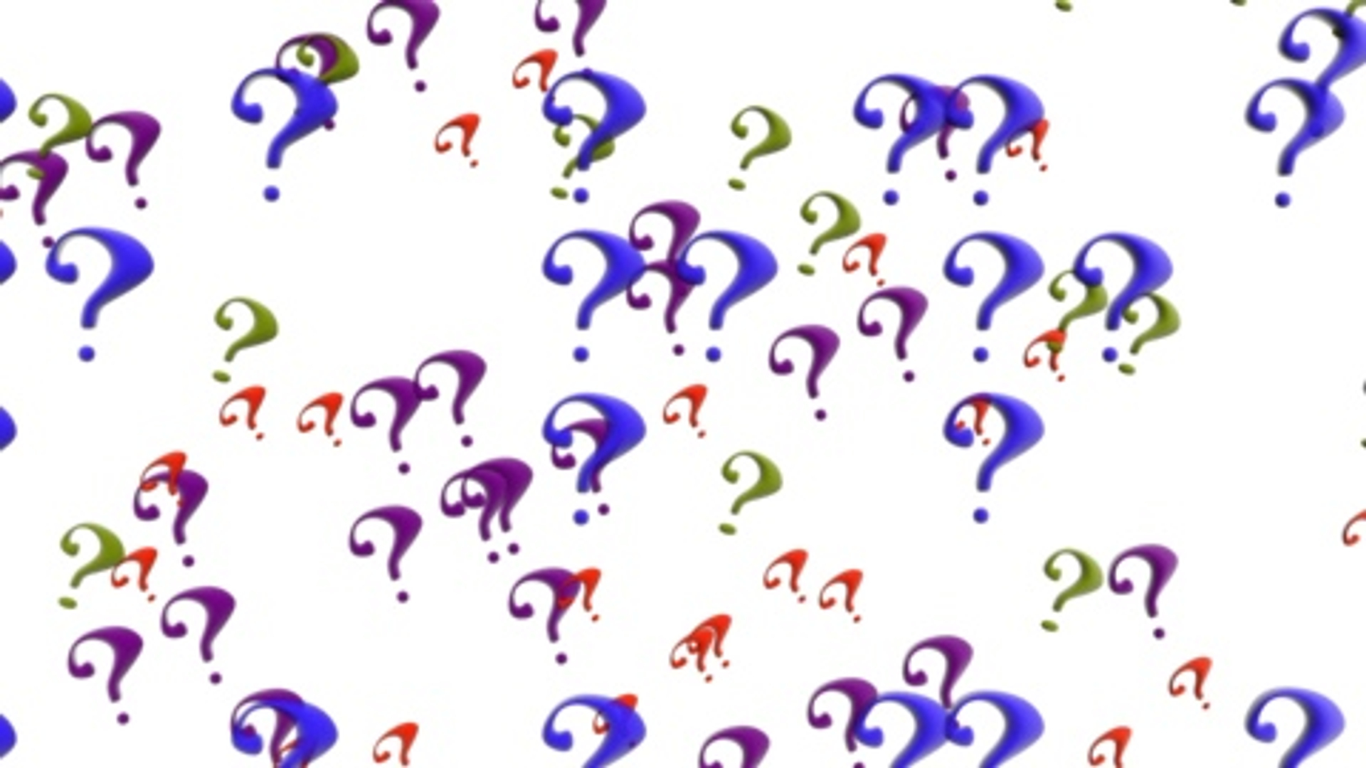 question marks 3d max