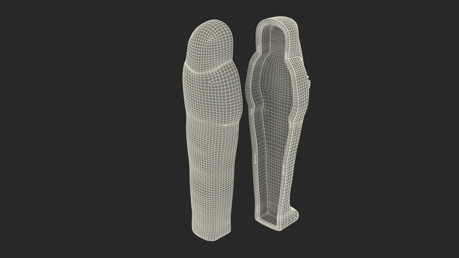 3D Stone Egyptian Sarcophagus Model - TurboSquid 1445540