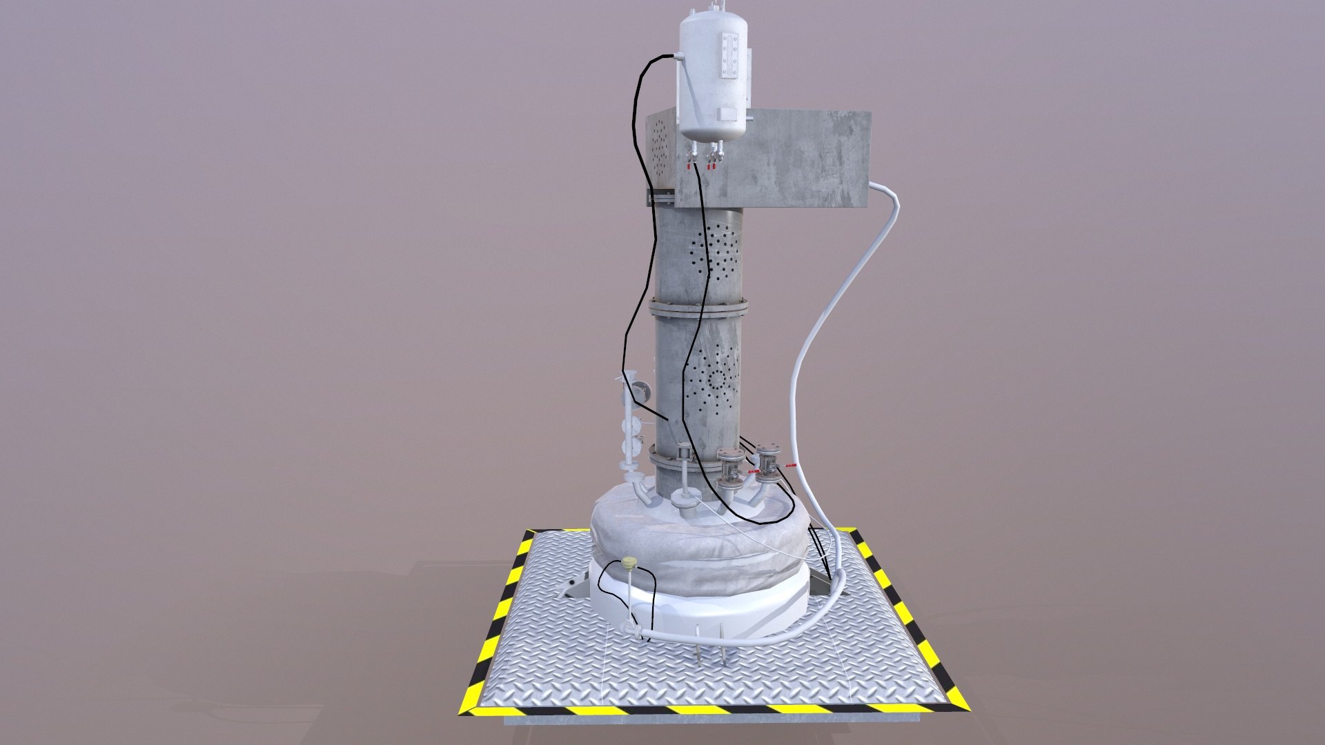 Vessel Tank 3D Model - TurboSquid 2290592