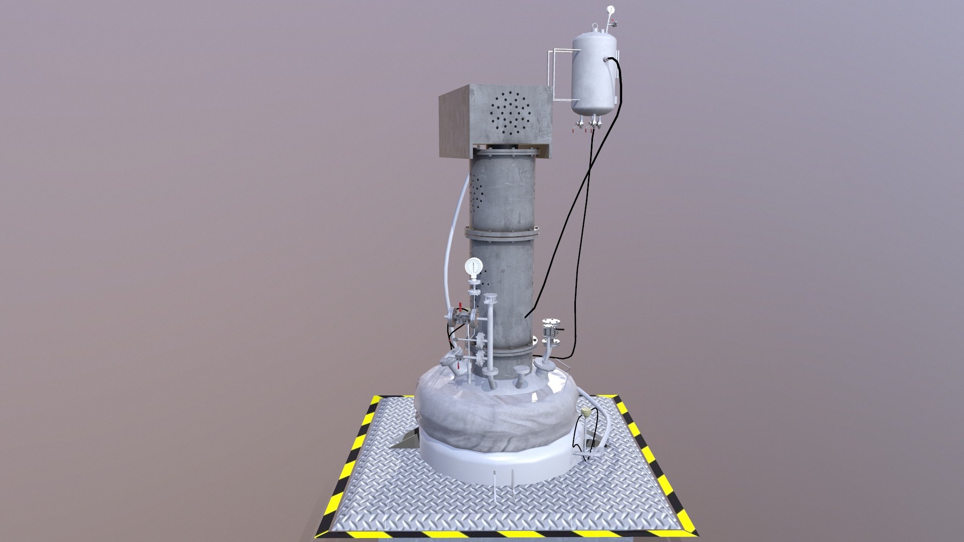 Vessel Tank 3D Model - TurboSquid 2290592