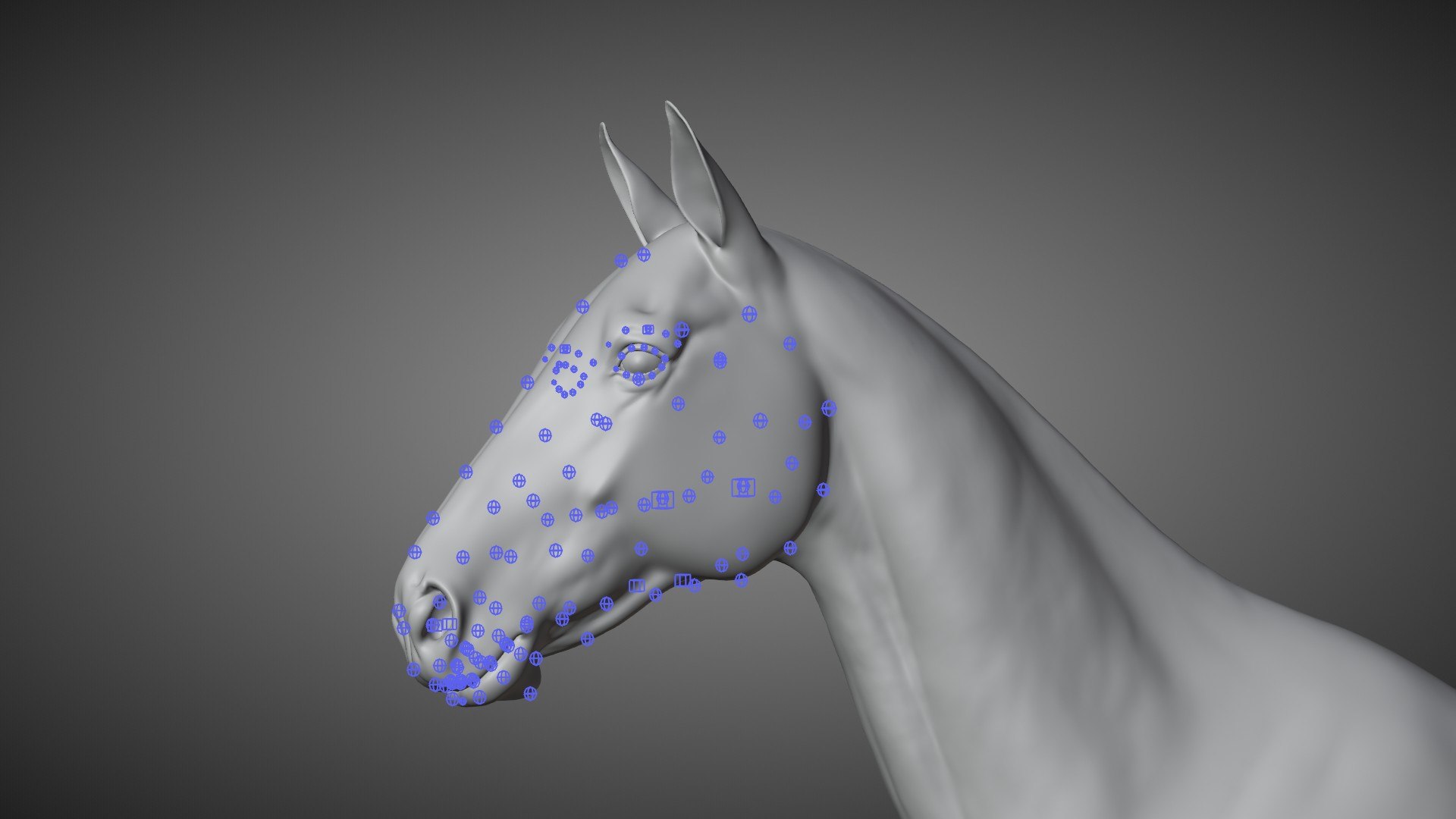 Brown Horse Animation VFX Grace 3D Model - TurboSquid 2133473