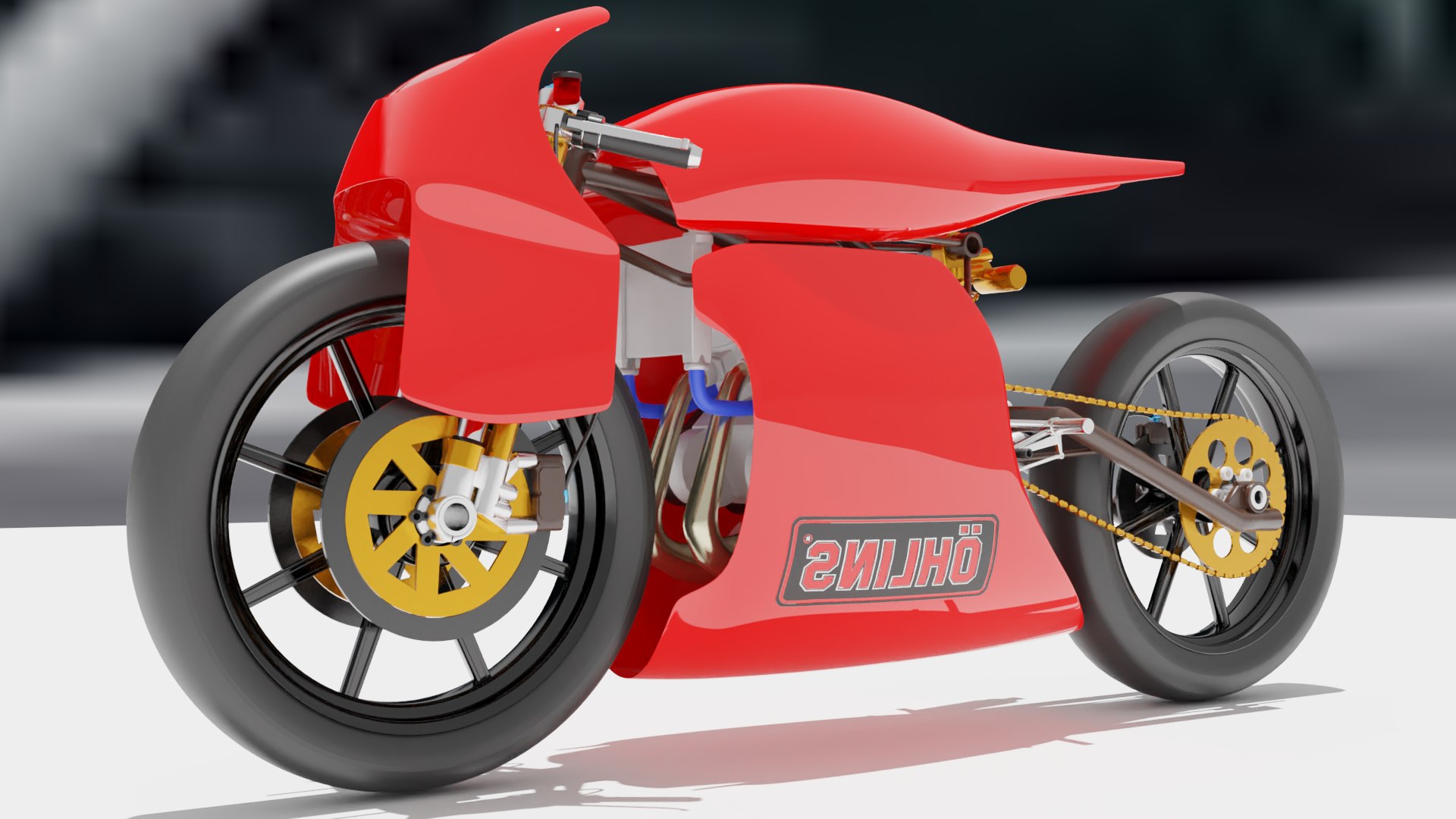 3D model concept cafe racer motorcycle - TurboSquid 1590826