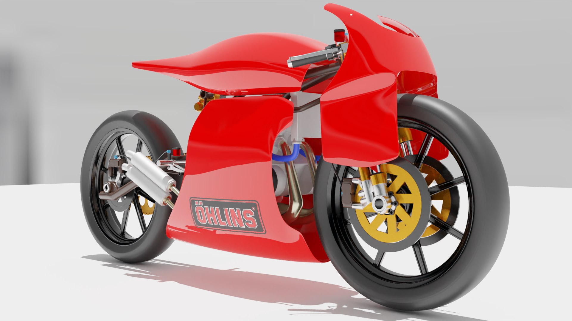 3D model concept cafe racer motorcycle - TurboSquid 1590826