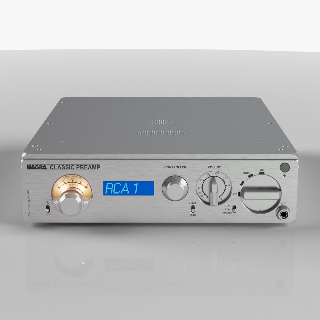 3D NAGRA Classic Preamp - TurboSquid 2089064