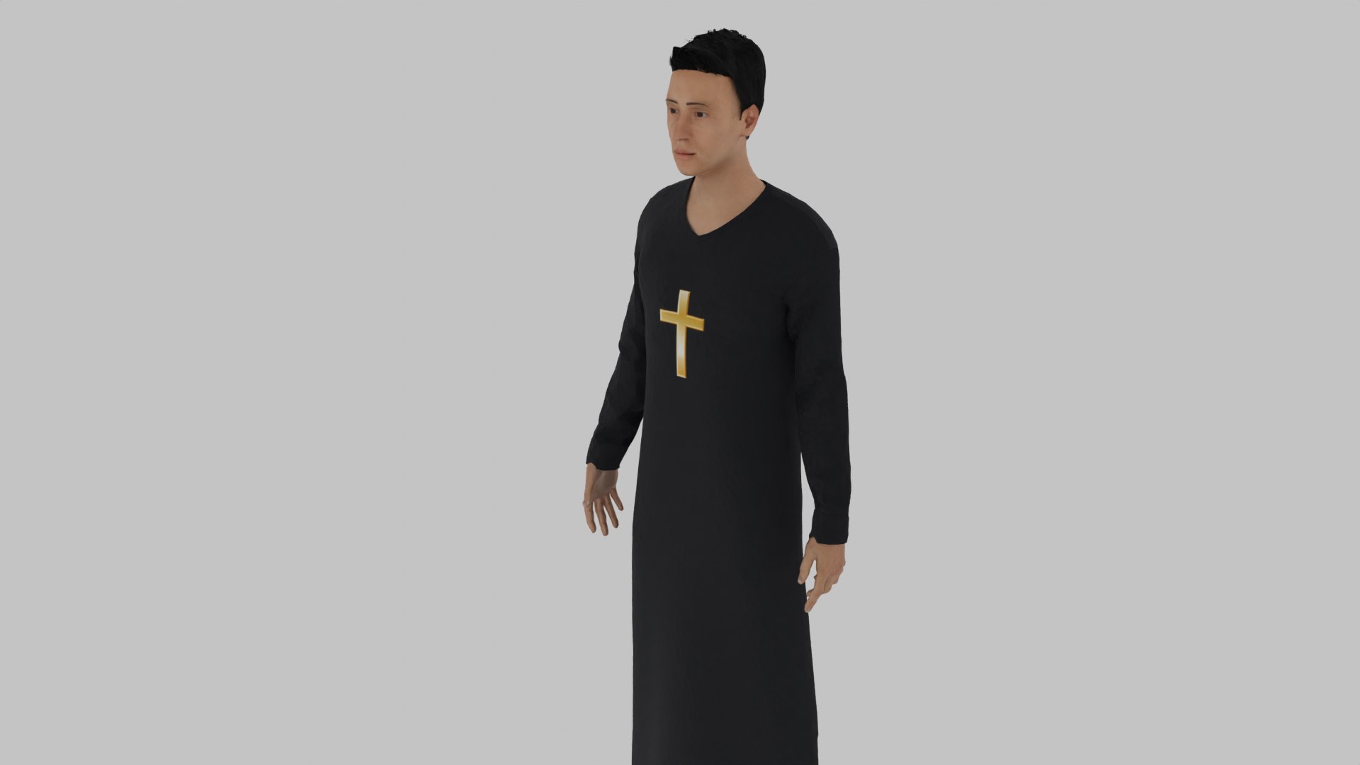 3D Priest - TurboSquid 1971537